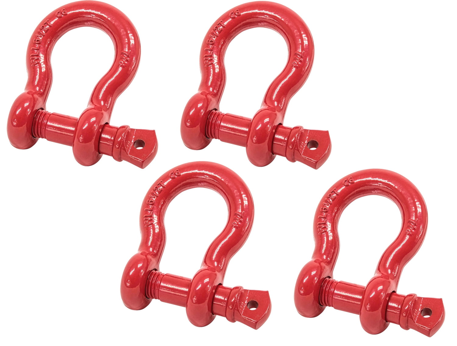 7/8" Anchor Shackle Forged Carbon Steel w/Alloy Screw Pin WLL 6.50 Tons ...