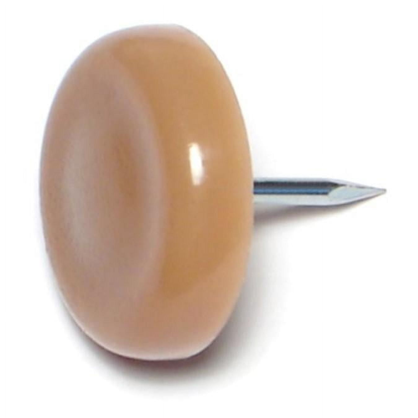 7/8" Beige Plastic Flat Head Tack Glides NTGFP-057 (12 pcs.) - Walmart.com