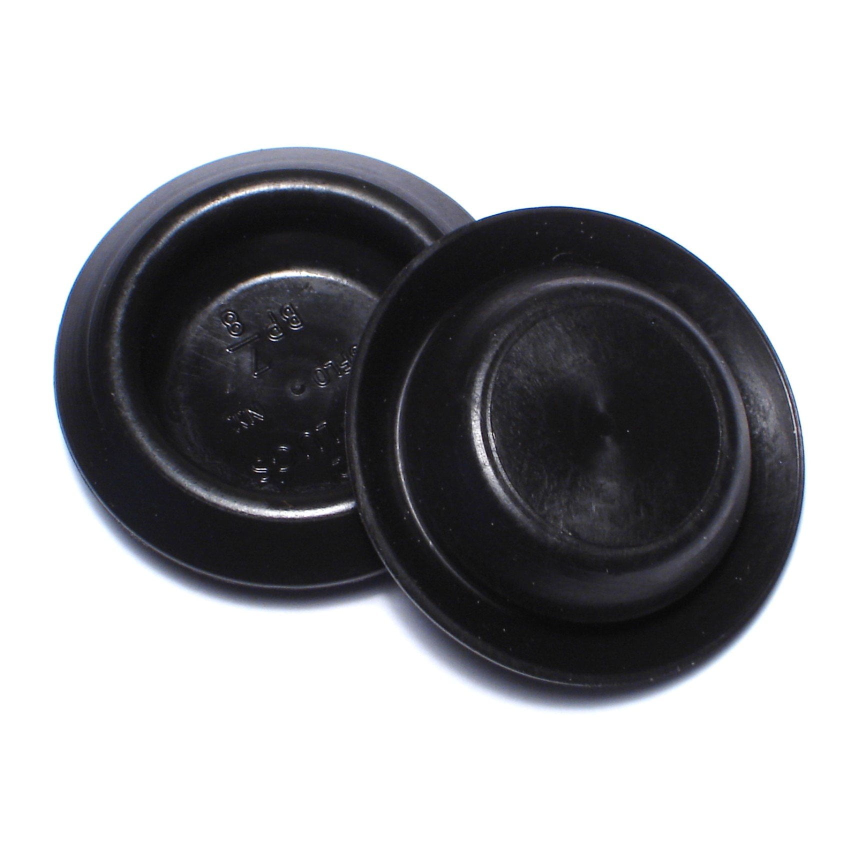 7/8" Black Plastic Round Head Sheet Metal Plugs HPRBP-045 (6 pcs ...