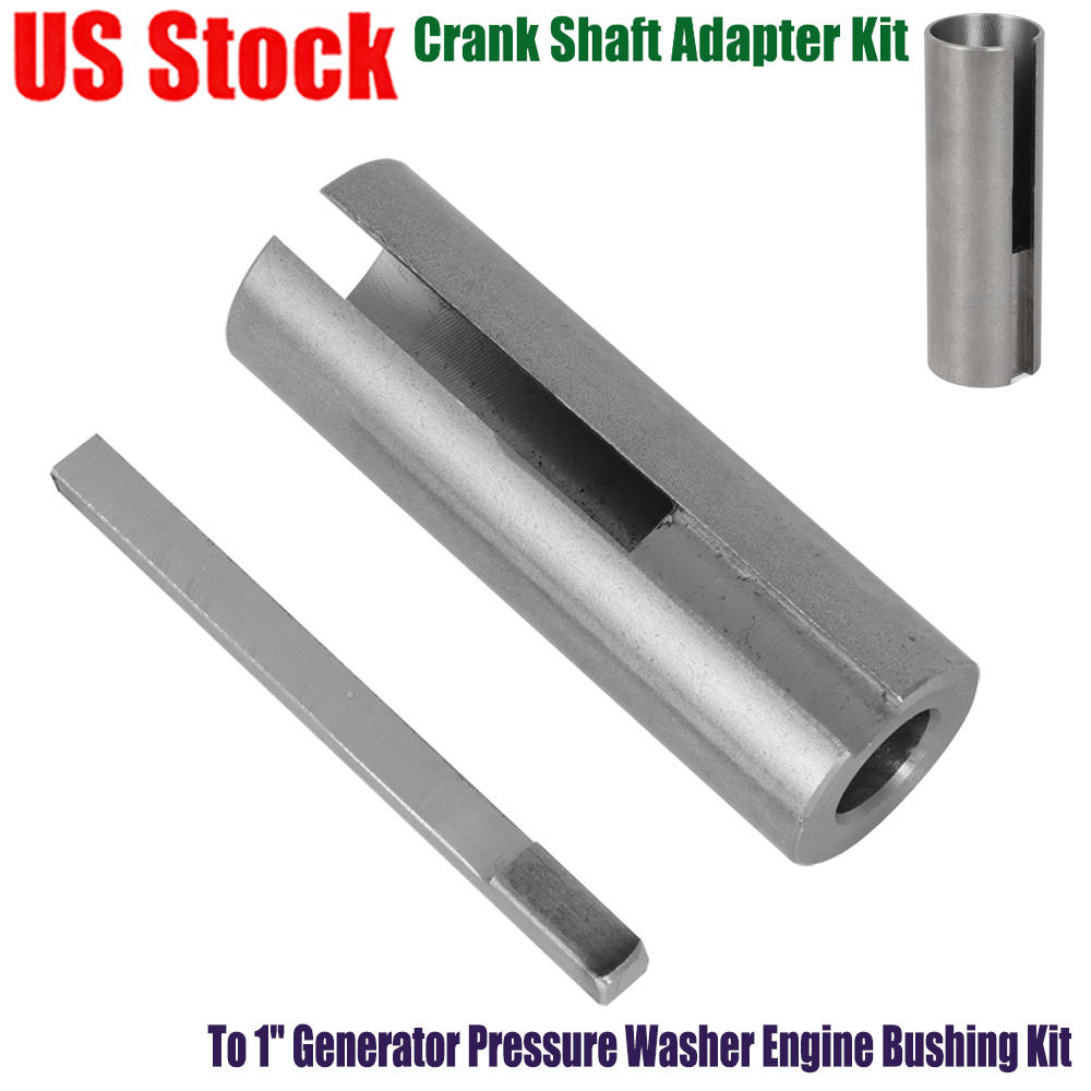 7/8 Crank Shaft Adapter Taper to 1" Generator Pressure Engine Bushing w ...