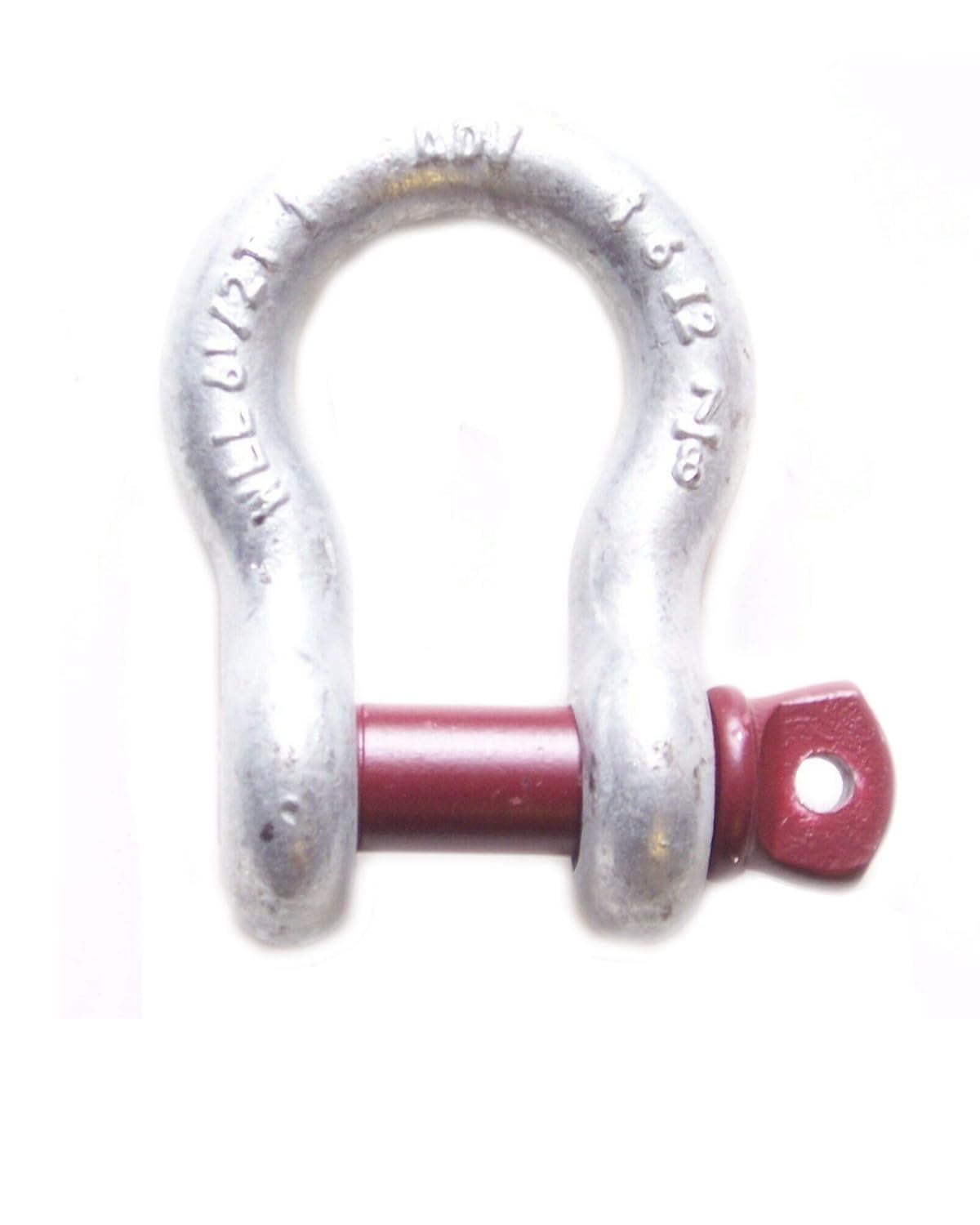 7/8" Galvanized Screw Pin Anchor Shackle - Galvanized Anchor Shackle ...