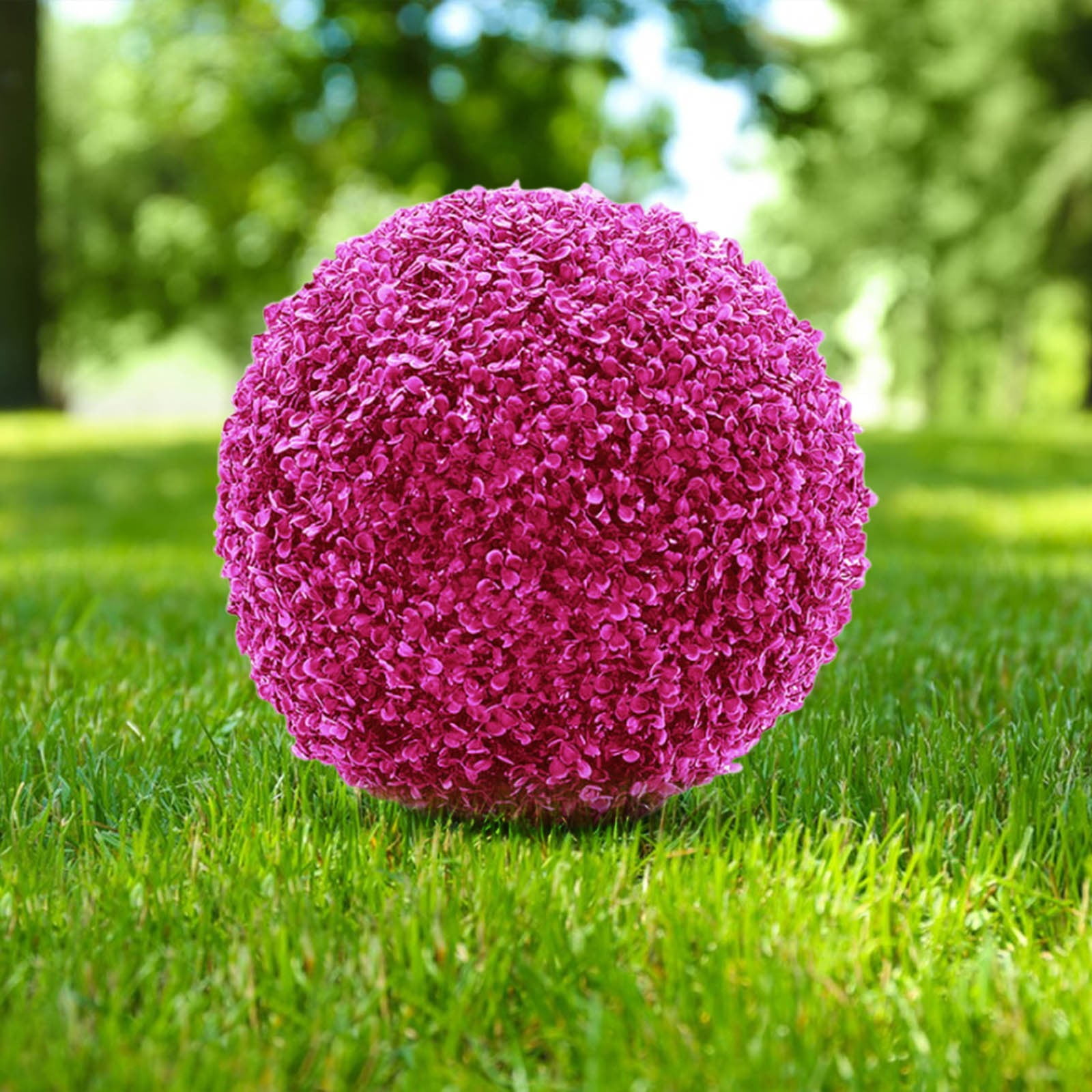 7.8 Inch Artificial Boxwood Topiary Plant Balls Faux Boxwood Decorative ...