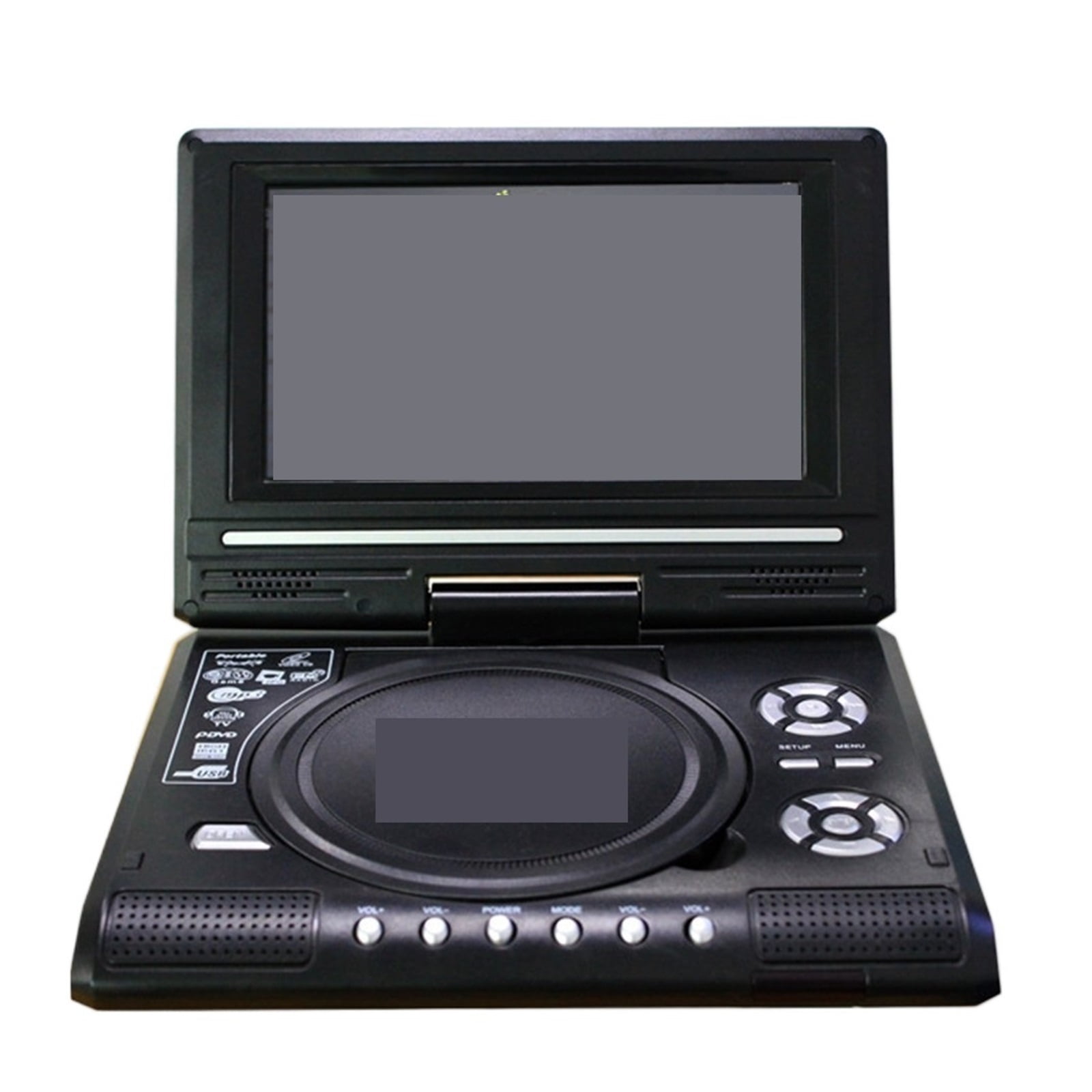7.8 Inch Portable HD TV Home Car DVD Player VCD CD MP3 DVD Player USB Cards RCA TV Portatil ...