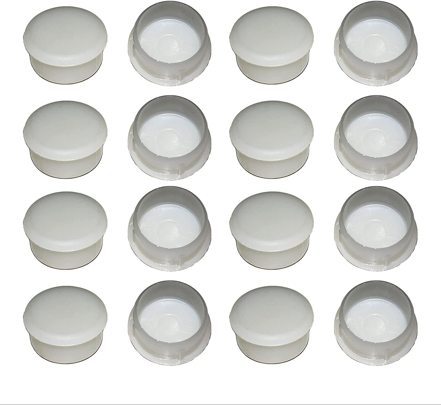 7/8" Inch Round Deluxe Outdoor Patio Furniture Glides Feet Protectors ...