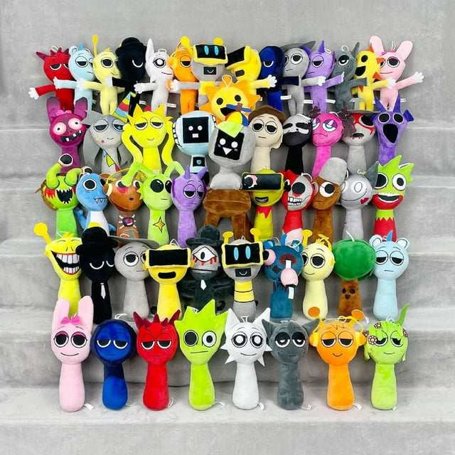 7.8 Inch Sprunki Plush Merchandise: Game-Inspired Soft Dolls for Kids ...