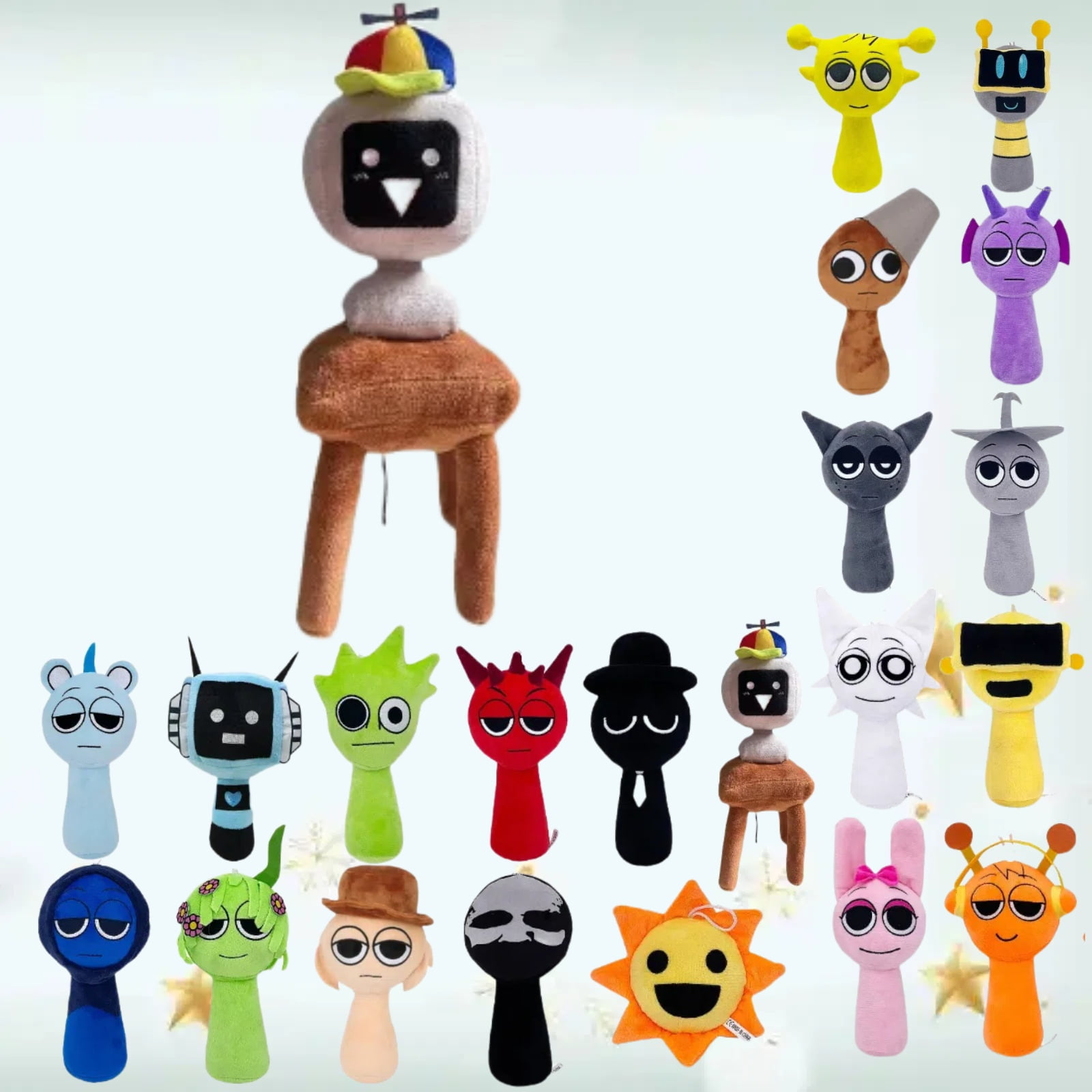 7.8 Inch Sprunki Plush Toys: Soft and Huggable Game Characters for Kids ...