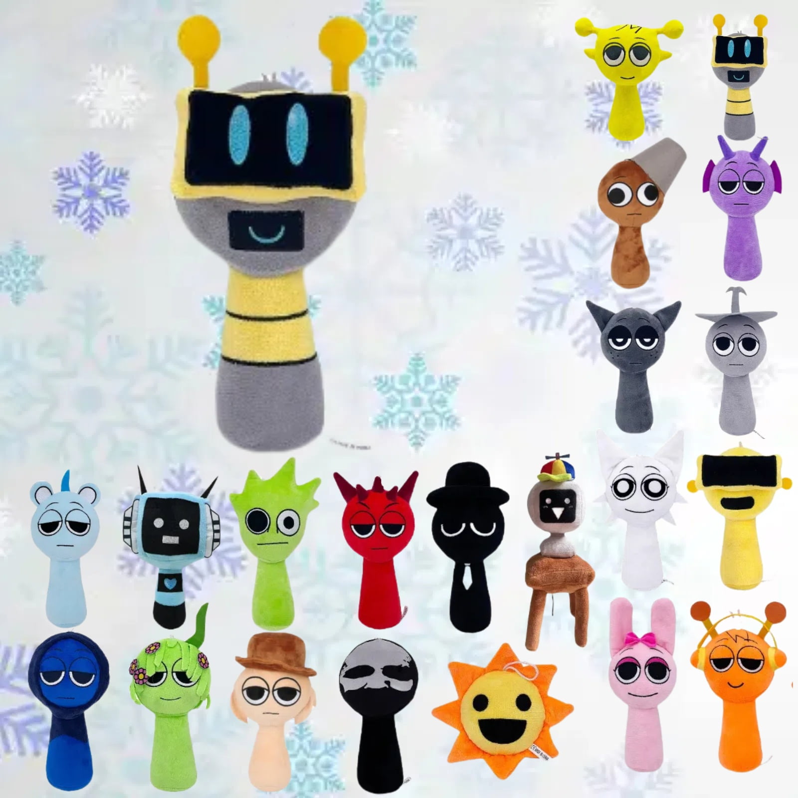 7.8 Inch Sprunki Stuffed Animals: Game-Themed Plush Toys for Kids and ...