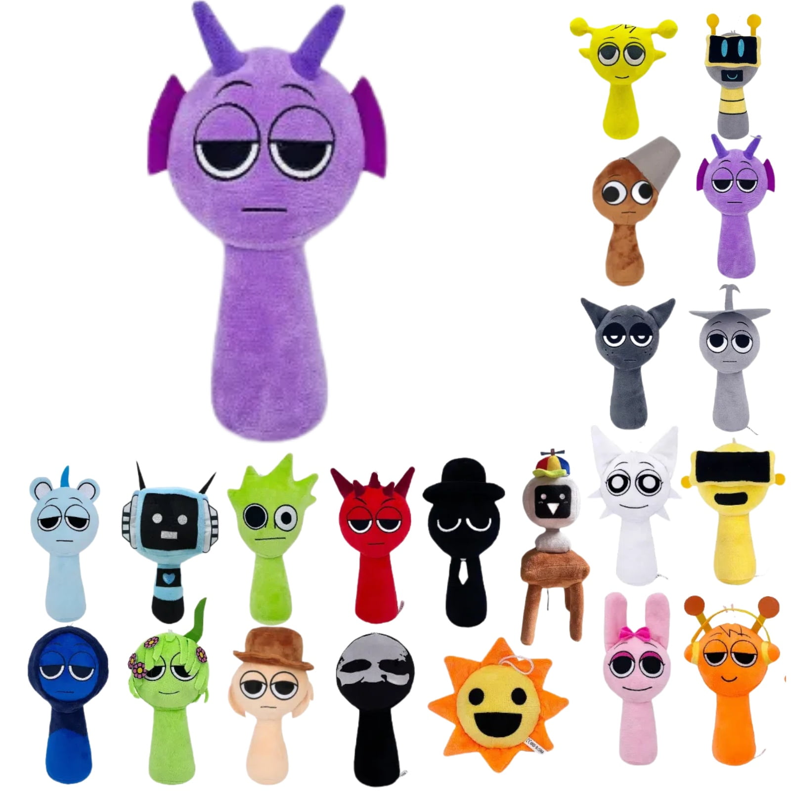 7.8 Inch The Sprunki Plush Assortment, Featuring a Variety of Game ...