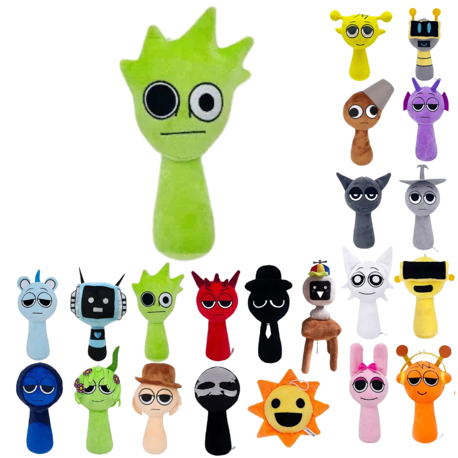 7.8 Inch The Sprunki Plush Assortment, Featuring a Variety of Game ...
