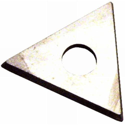 7/8 Inch Triple Edged Triangle Replacement Scraper Blade. Scrape Out ...