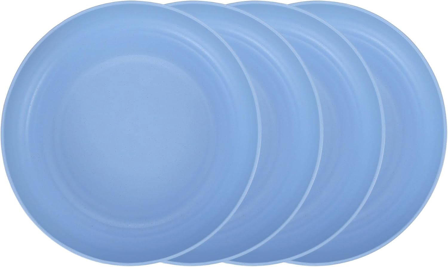7.8 Inches Unbreakable Wheat Straw Plates - Reusable Plate Dinner Set ...