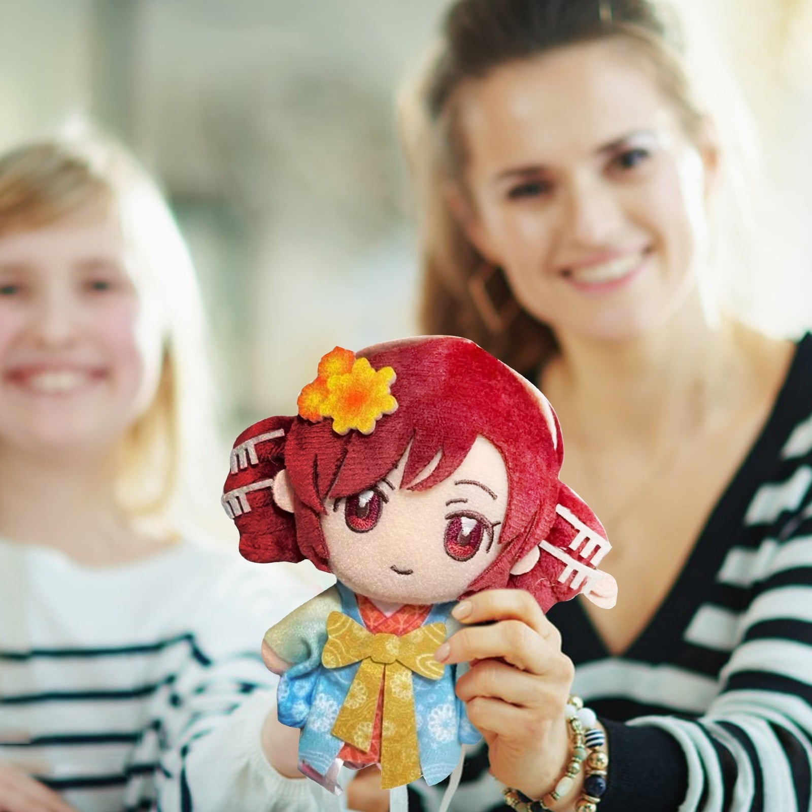 7.8" Kasane Teto Nuipurike Osuwari Plush Dolls, Mascot Toys, Kasane ...