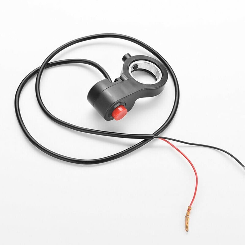 7/8 Motorcycle E-Bike Handlebar Horn Switch Red Button-Control ...