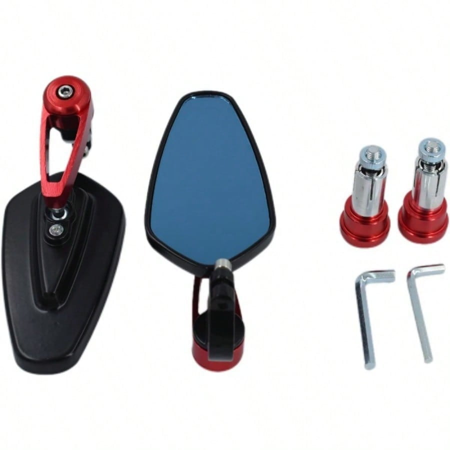 7/8" Motorcycle Mirrors,Bar End Rear View Mirrors Compatible With Grom ...