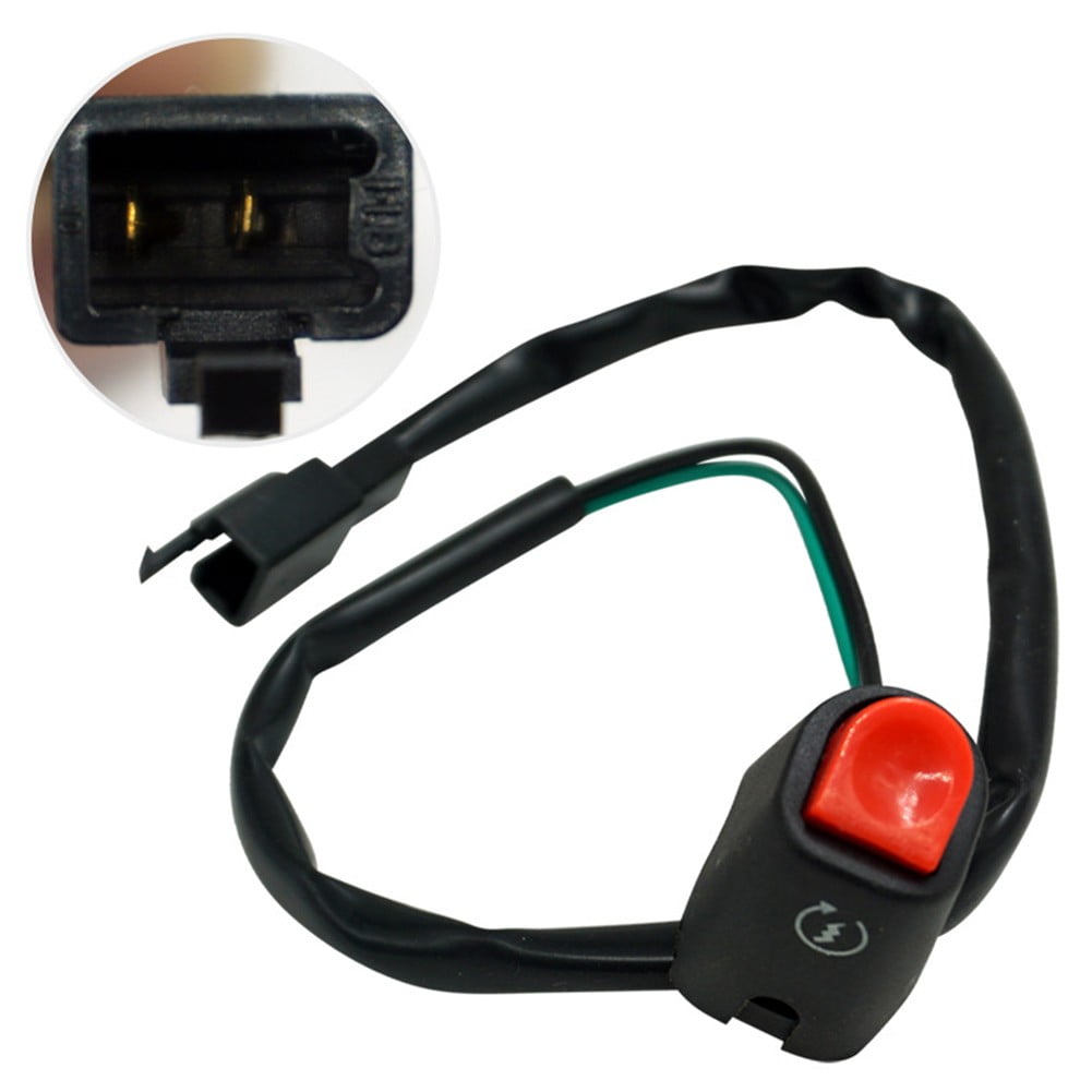 7/8" Motorcycle Power Ignition Start Switch Button cannula ATV Dit Bike ...