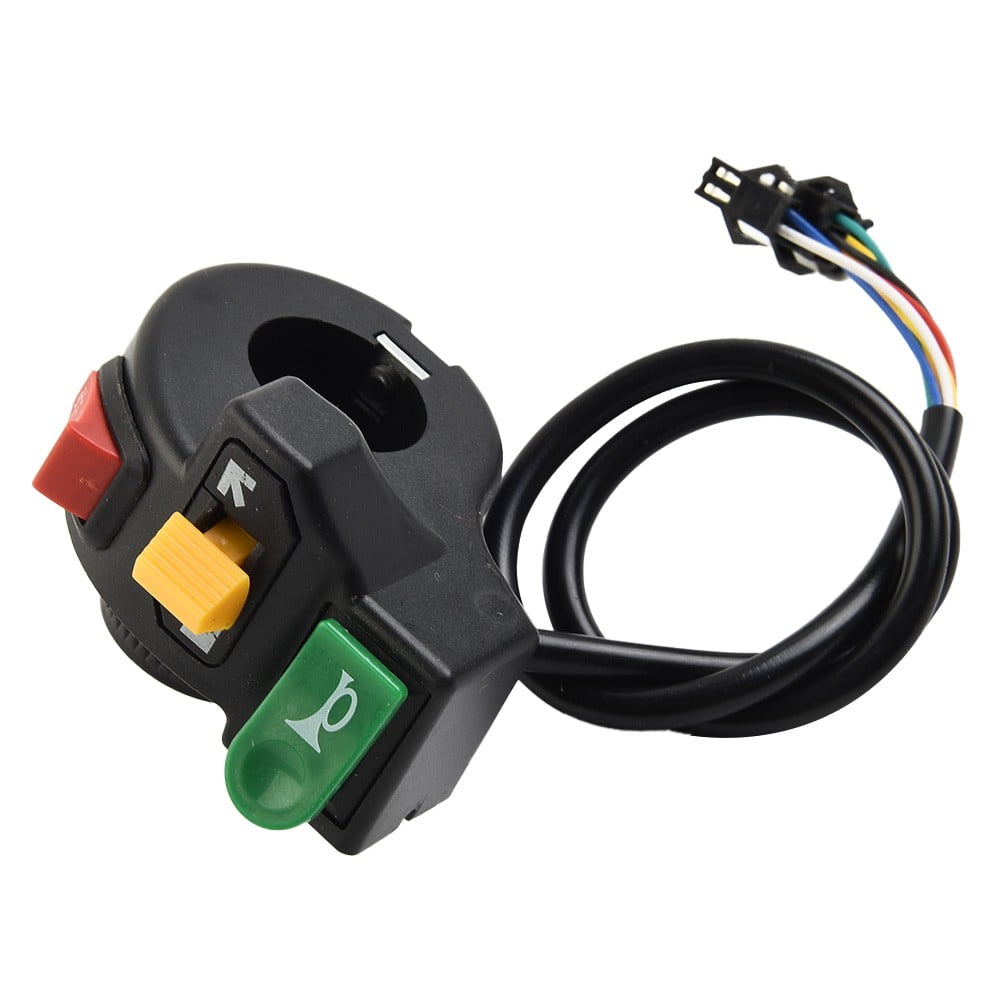 7/8 Motorcycle Scooter Handlebar ON OFF Switch For Horn Headlight Turn Signal - Walmart.com