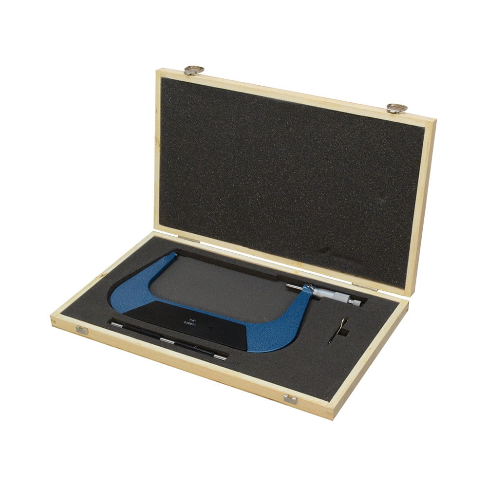 7" - 8" Outside Micrometer 0.0001" Graduation Solid Metal Frame ...