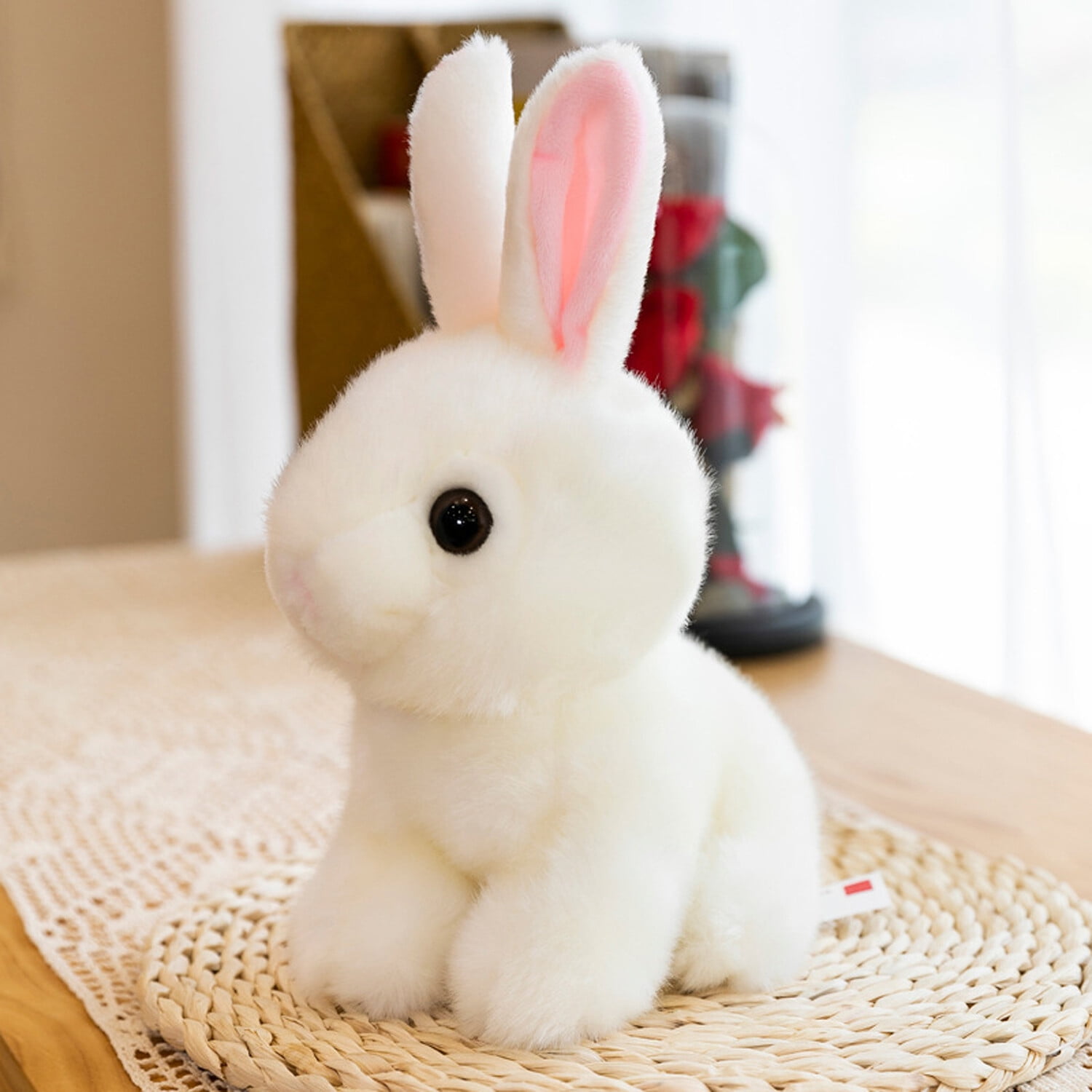 7.8" Plush Rabbit Toys for Toddlers Kids, Realistic Fun Bunny Pet ...