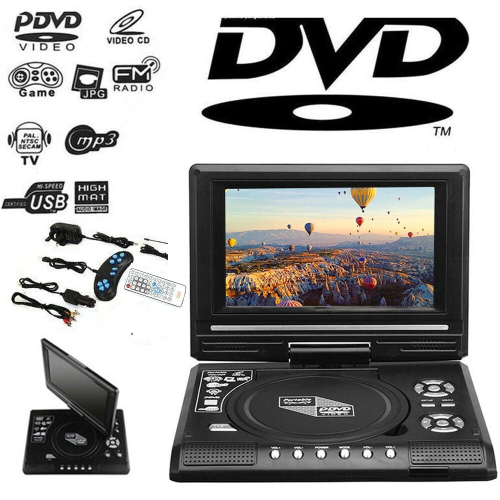 7.8" Portable Mobile DVD Screen, Portable DVD Player Swivel Screen In ...