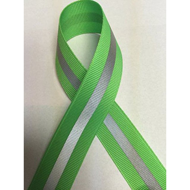 7/8" Reflective Glo Grosgrain - 1/4" 3M Scotchlite Silver Reflective ...