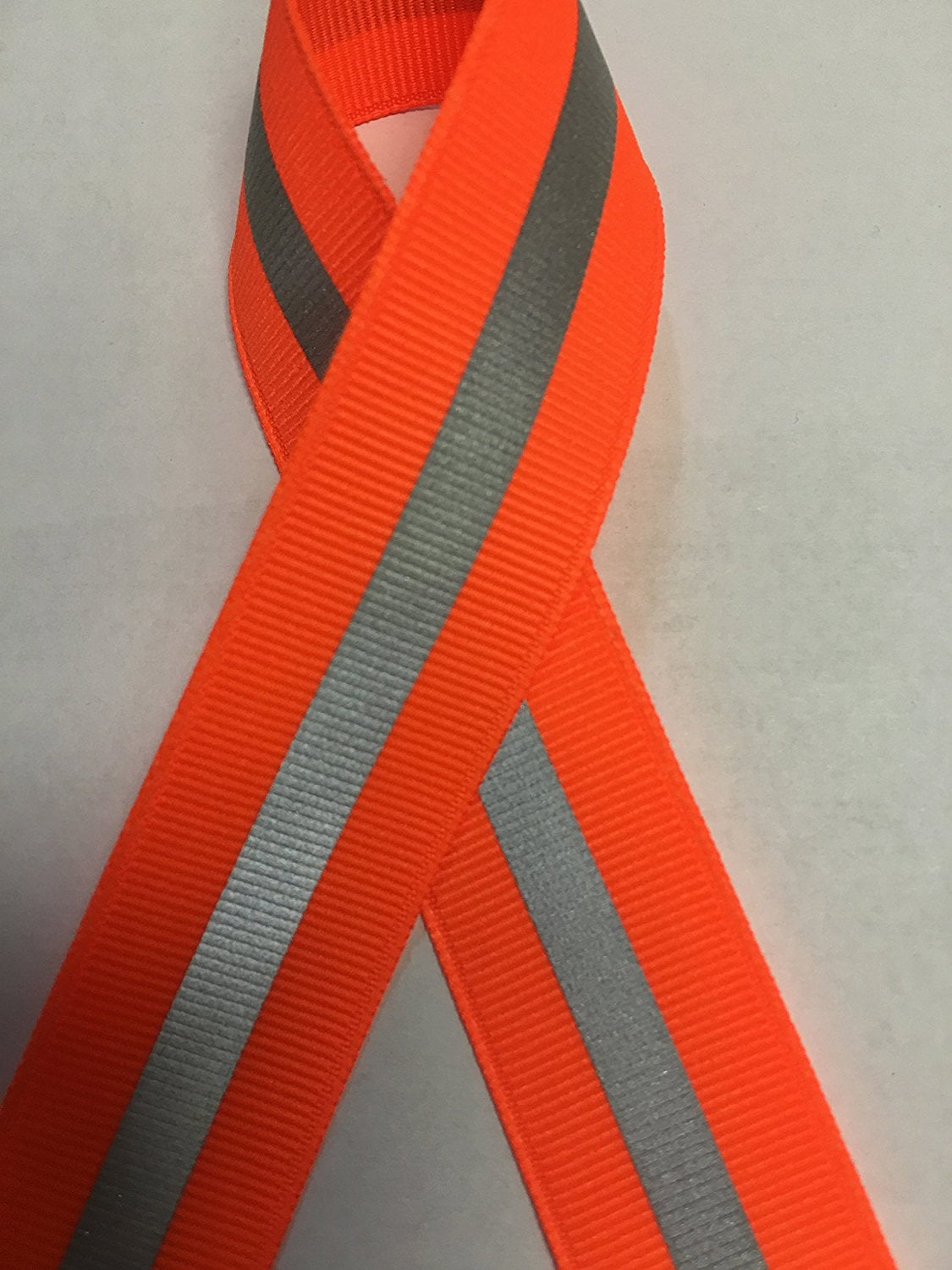7/8" Reflective Glo Grosgrain - 1/4" 3M Scotchlite Silver Reflective ...