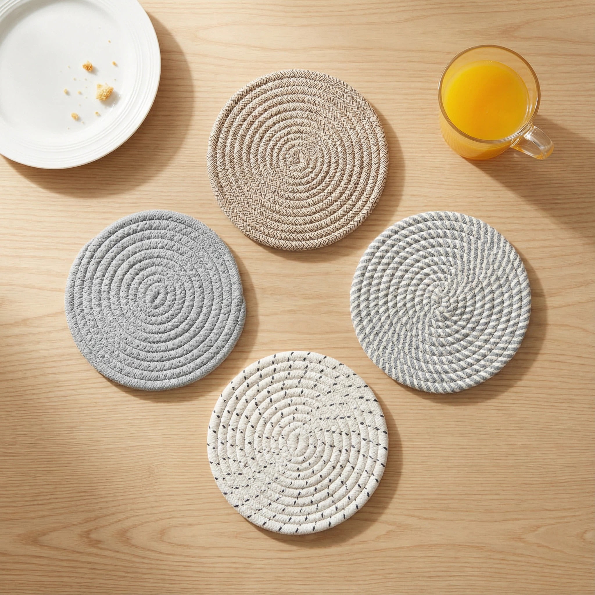 7.8" Trivets for Hot Dishes, Hot Pads for Kitchen Counter & Dining ...