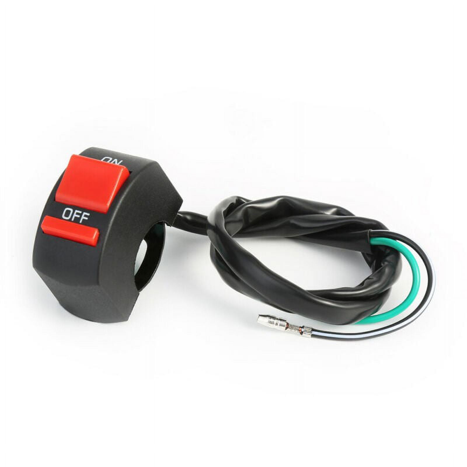 7/8 Universal Kill On-Off Switch Button Stop Handlebar For Motorcycle Accessory - Walmart.com