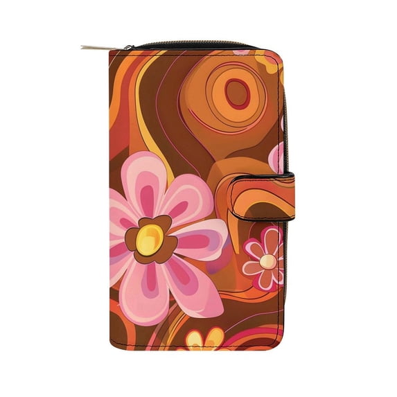 7.8 X 4.3 In Multi-Functional Leather Wallet Durable Soft And ...