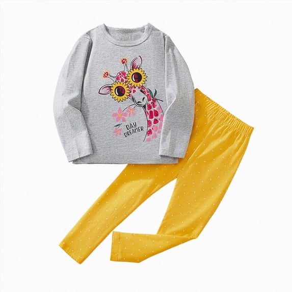 7-8 Years Child Baby Girl Boy Clothes Solid Color Sweatsuit Long Sleeve ...
