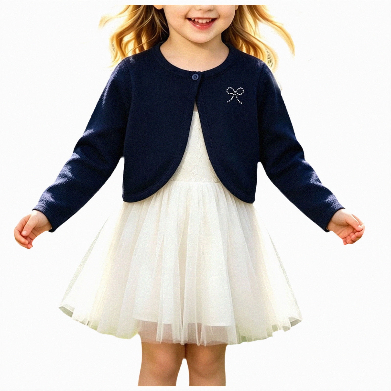 7-8 Years Newborn Baby Boy Girl Knit Sweater Cardigan Winter Warm ...