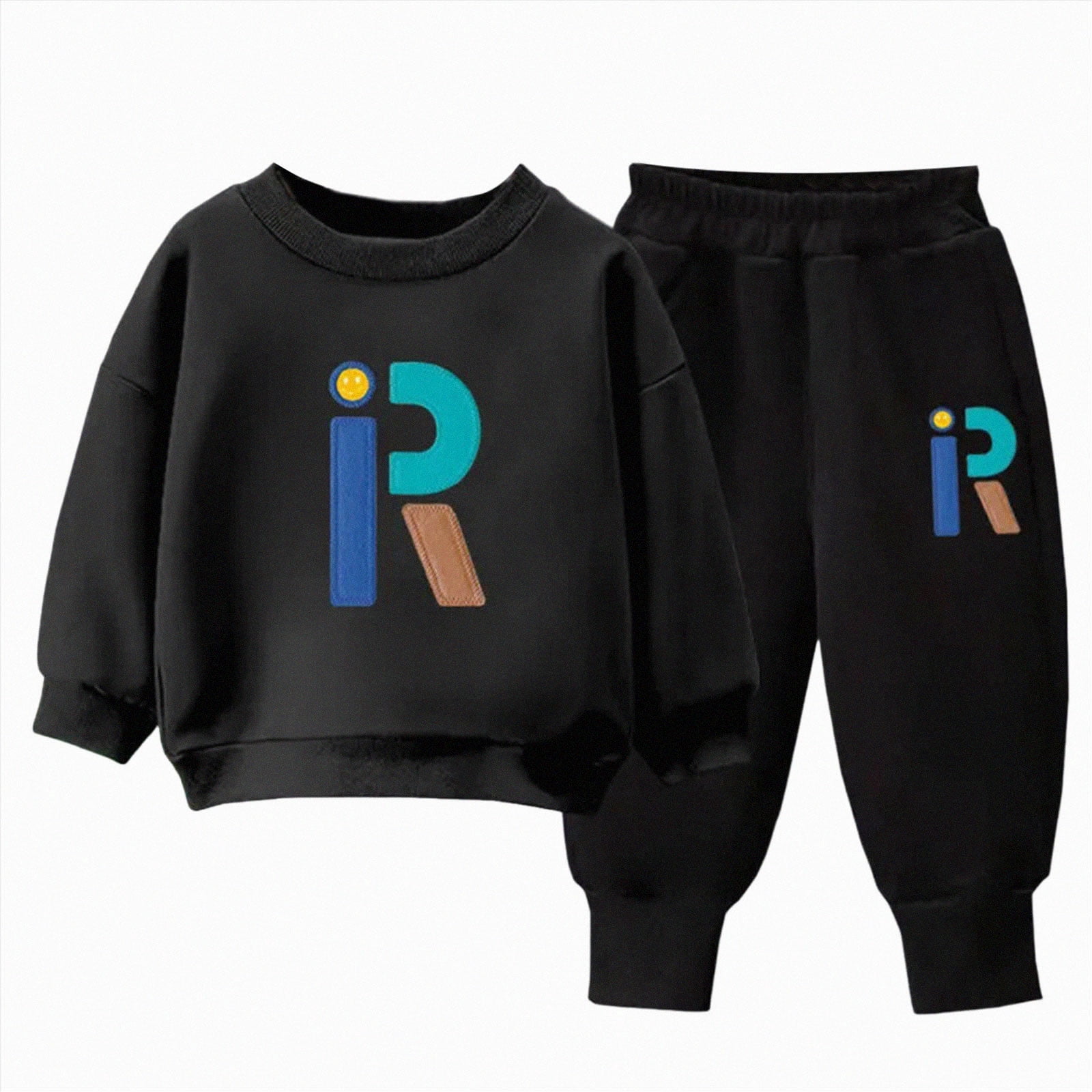 7-8 Years Toddler Baby Boy Fall Winter Outfit Long Sleeve Letter ...