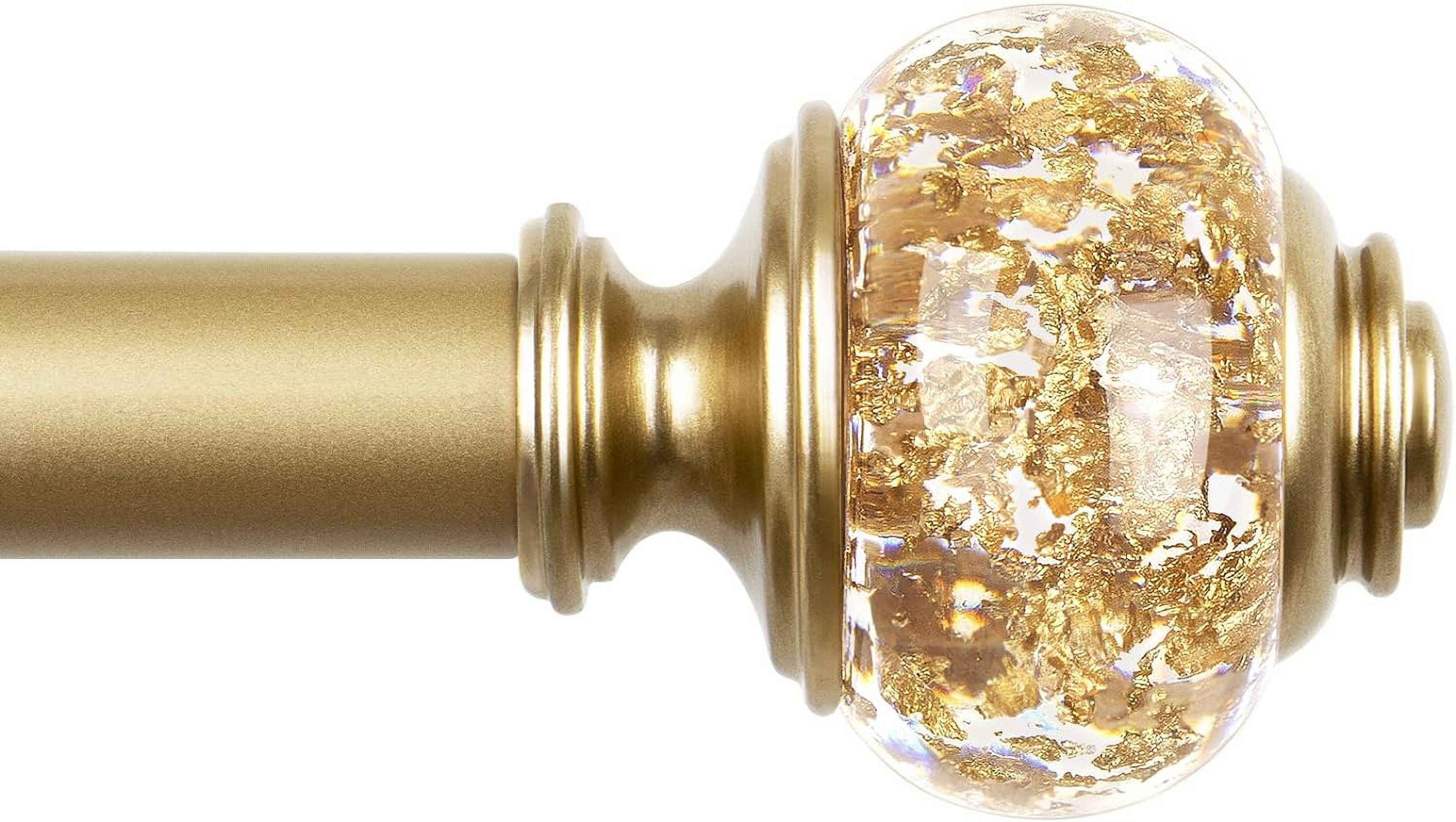 7/8 inch Curtain Rods for Windows 66 to 120 Inch, Telescoping Splicing ...