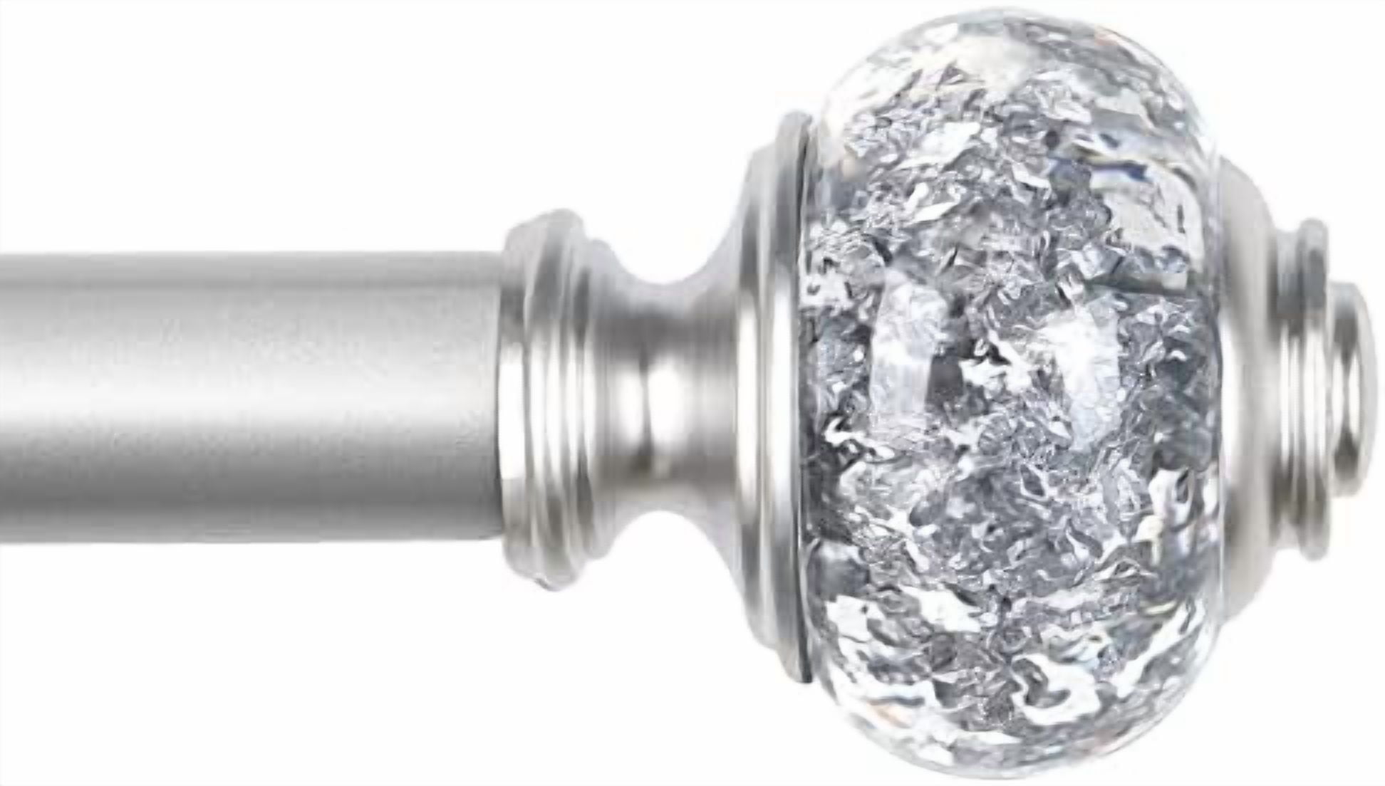 7/8 inch Curtain Rods for Windows 66 to 120 Inch, Telescoping Splicing ...