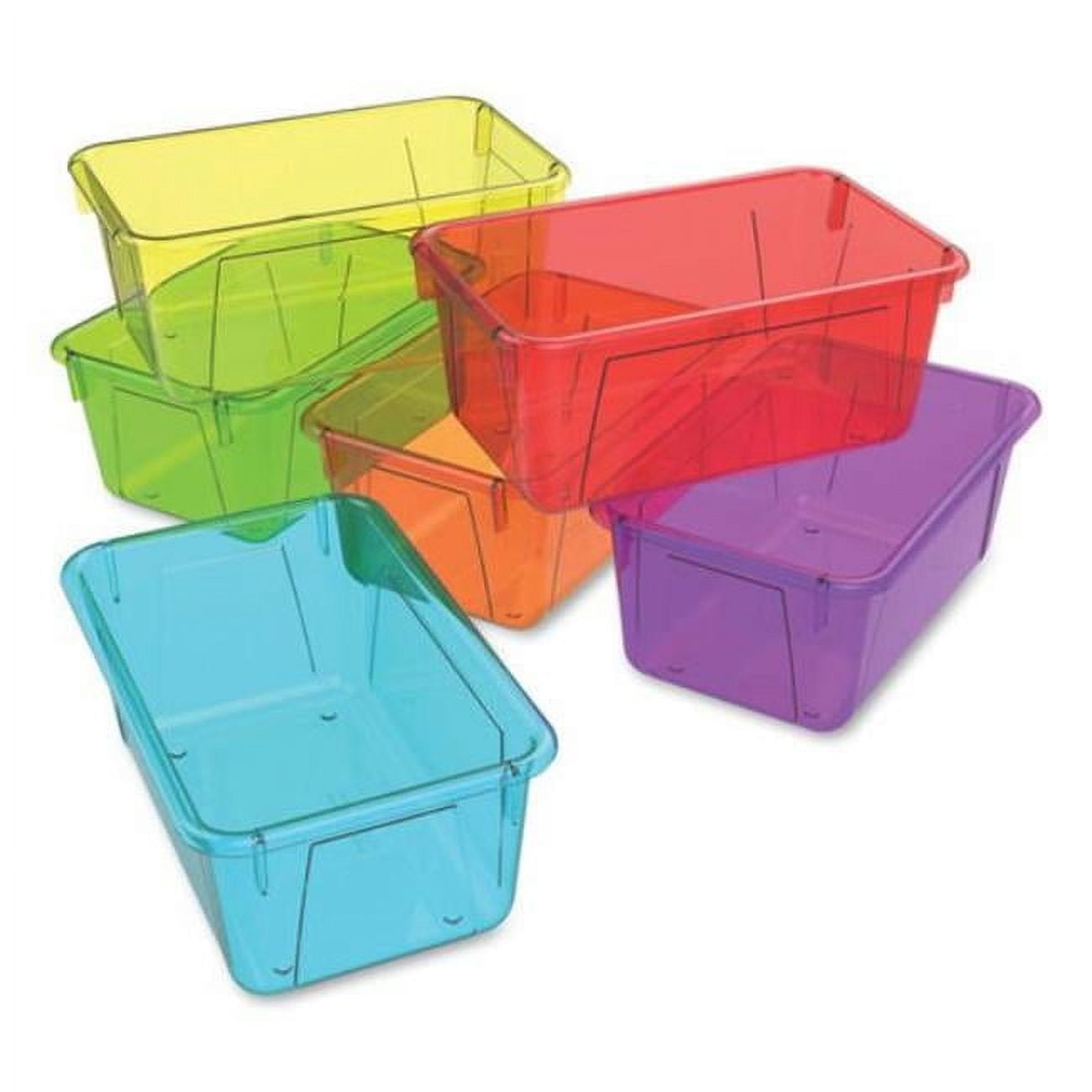 7.8 x 5.1 in. Plastic Cubby Bins, 5 Count - Walmart.com