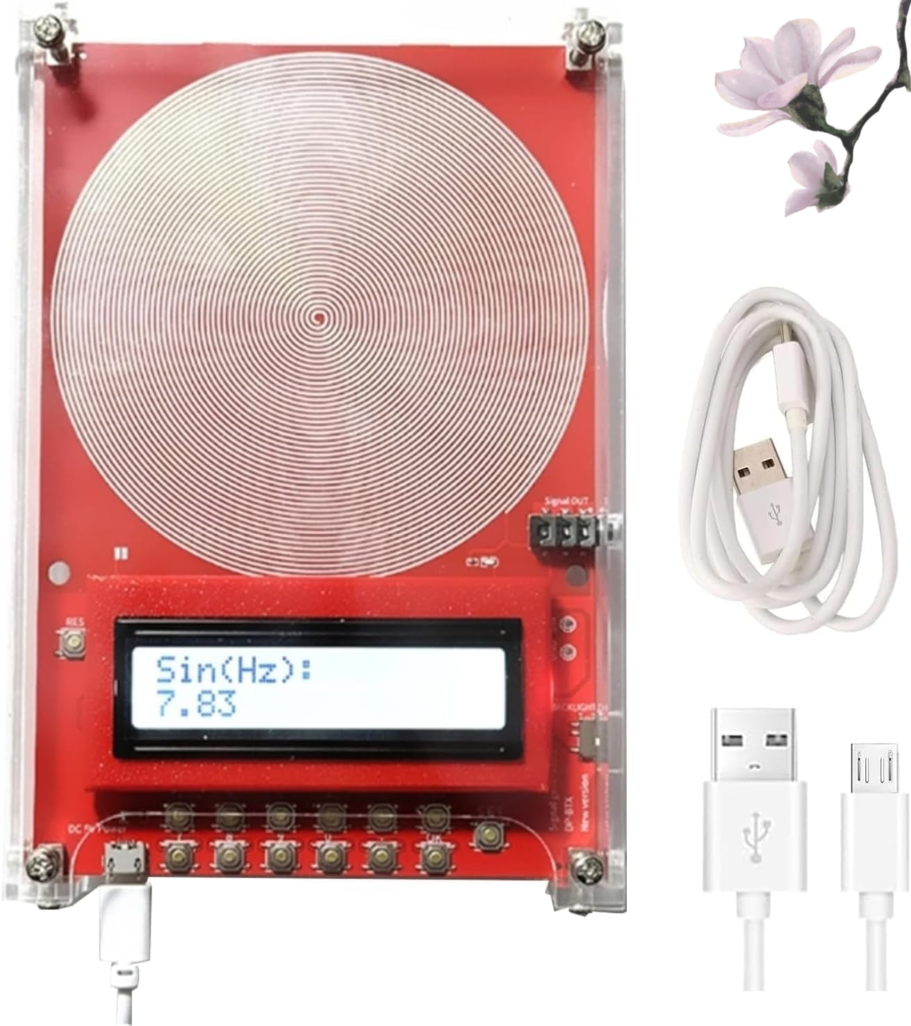 7.83Hz Frequency Generator for Healing, 0.1HZ-100000Hz Adjustable ...