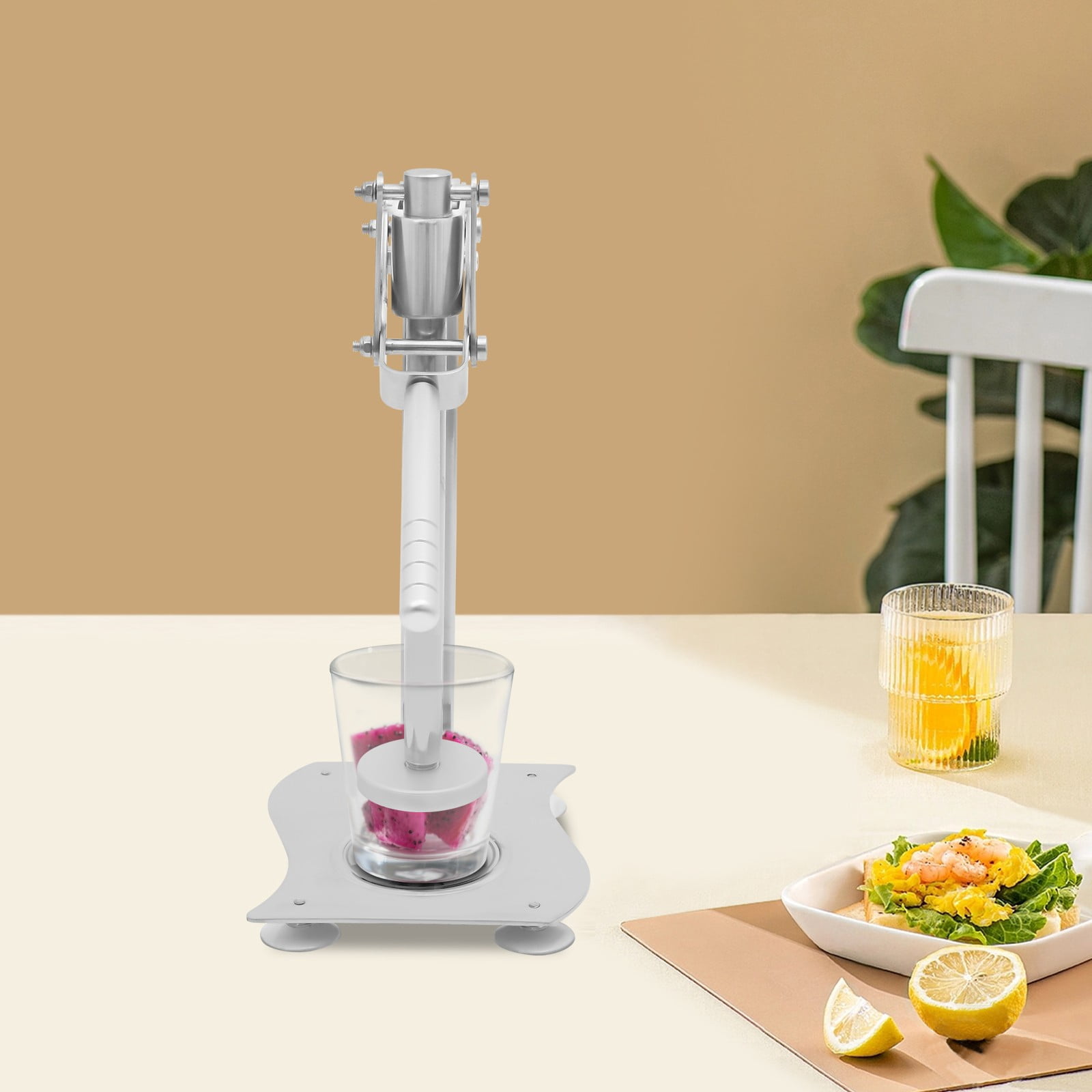 7.87*7.09*15.35in Thoughtful Design Tabletop Silver Manual Lemon ...