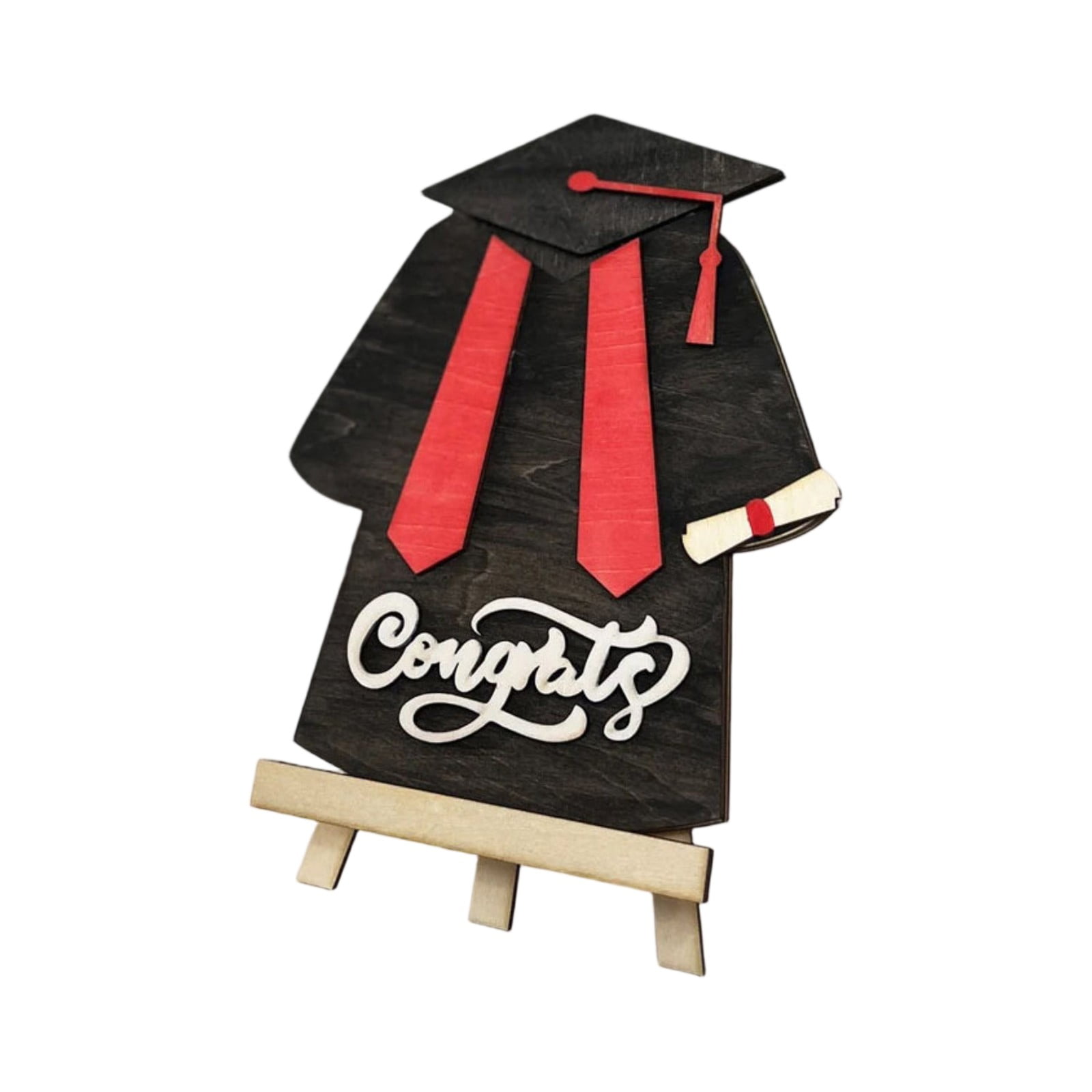 7.87" Graduation Wooden Gift Card, Creative Graduation Decoration 2025 ...