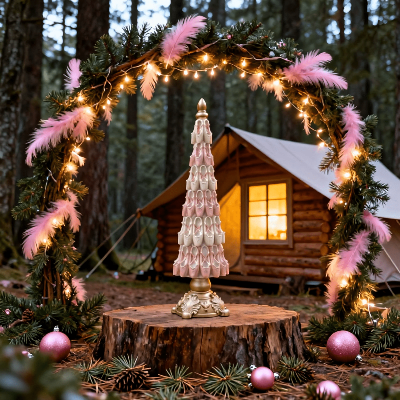 7.87 Inch Ballerina Christmas Tree,Ballerina Shoe Tree,Resin Christmas ...