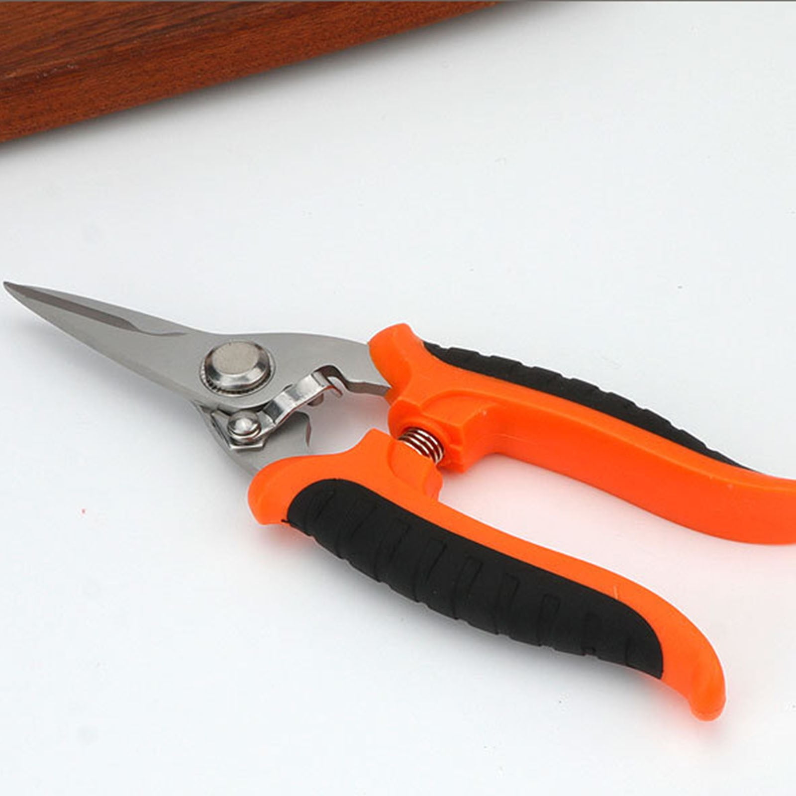 7.87 Inch Gardening Scissors Hand Pruner Pruning Shear with Straight ...