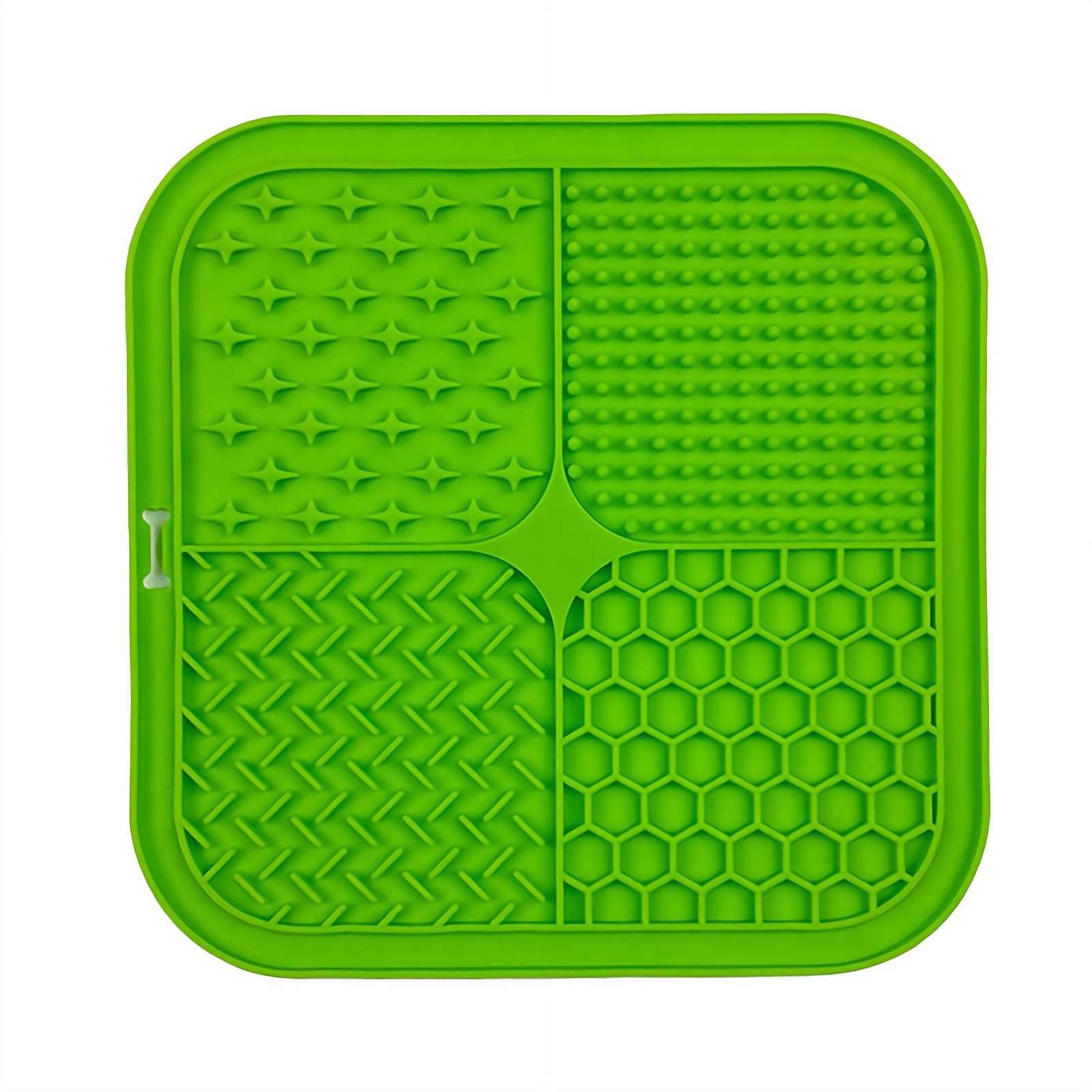 7.87 Inch Pet Lick Mat for Dogs & Cats, Silicone Slow Feeder Lick Pad ...