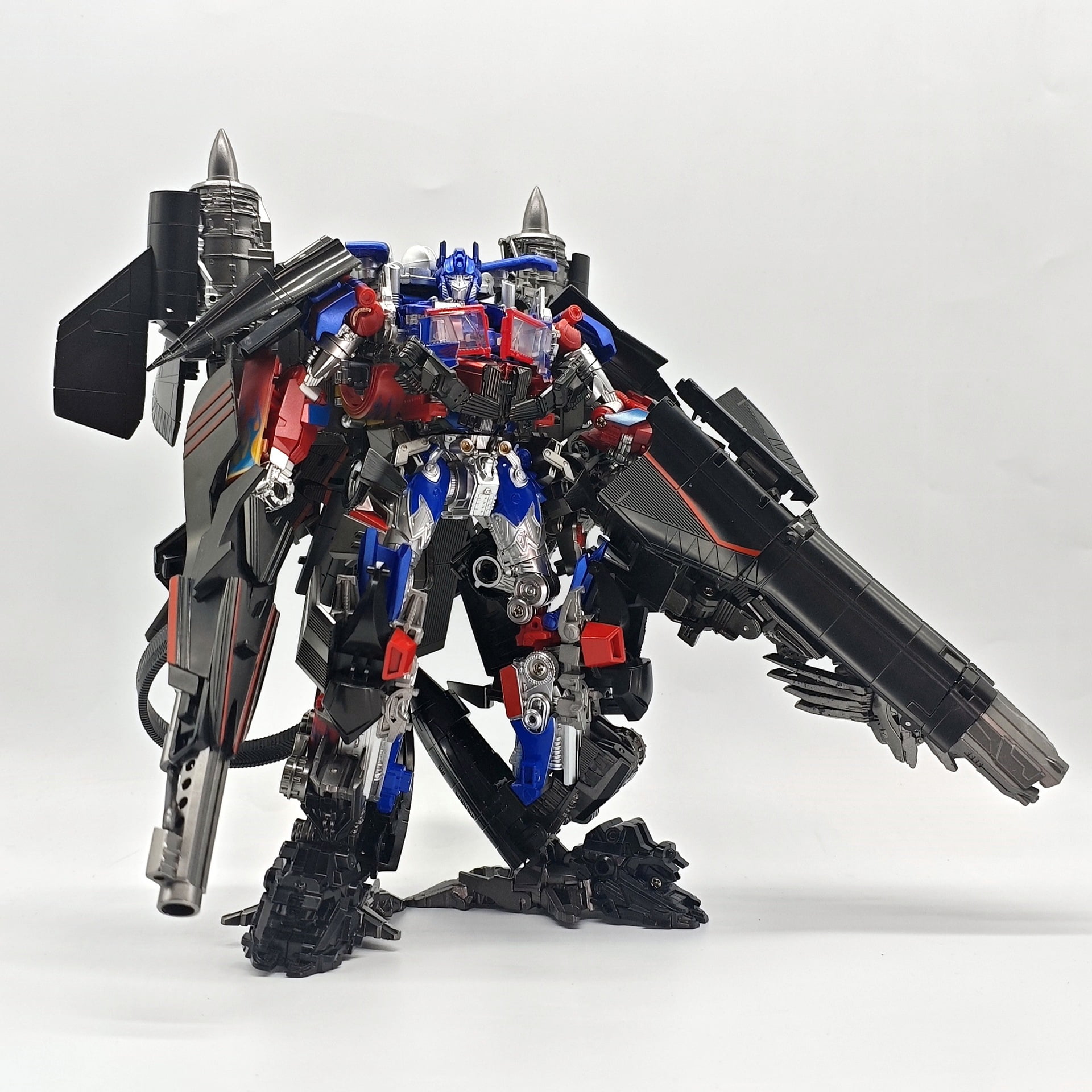 7.87-Inch Transformer Studio Series 05 Voyager Class Movie 2 Jetfire Optimus Prime Star Elder ...