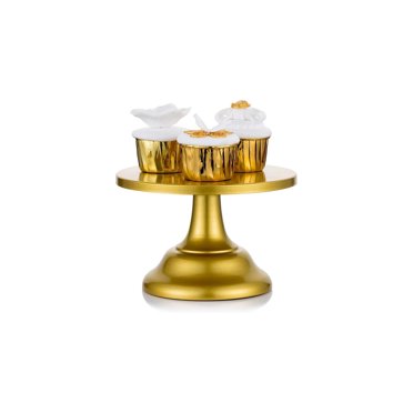 BalsaCircle 29 in Gold 12 Arm Tiered Round Metal Cupcake Holder Dessert ...