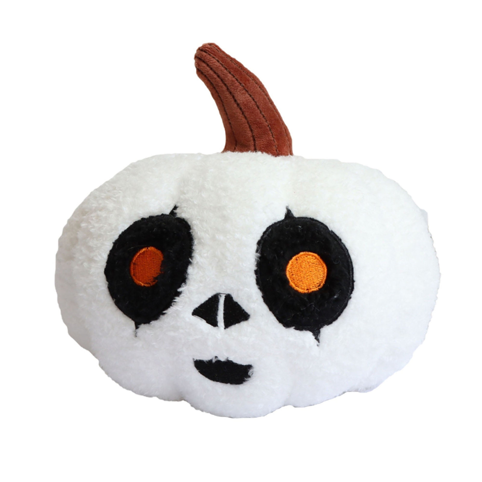 7.87'' Mini Stuffed Pumpkin Fluffy Spooky Ghost Plush Toy Halloween Ornaments Festival Supplies ...