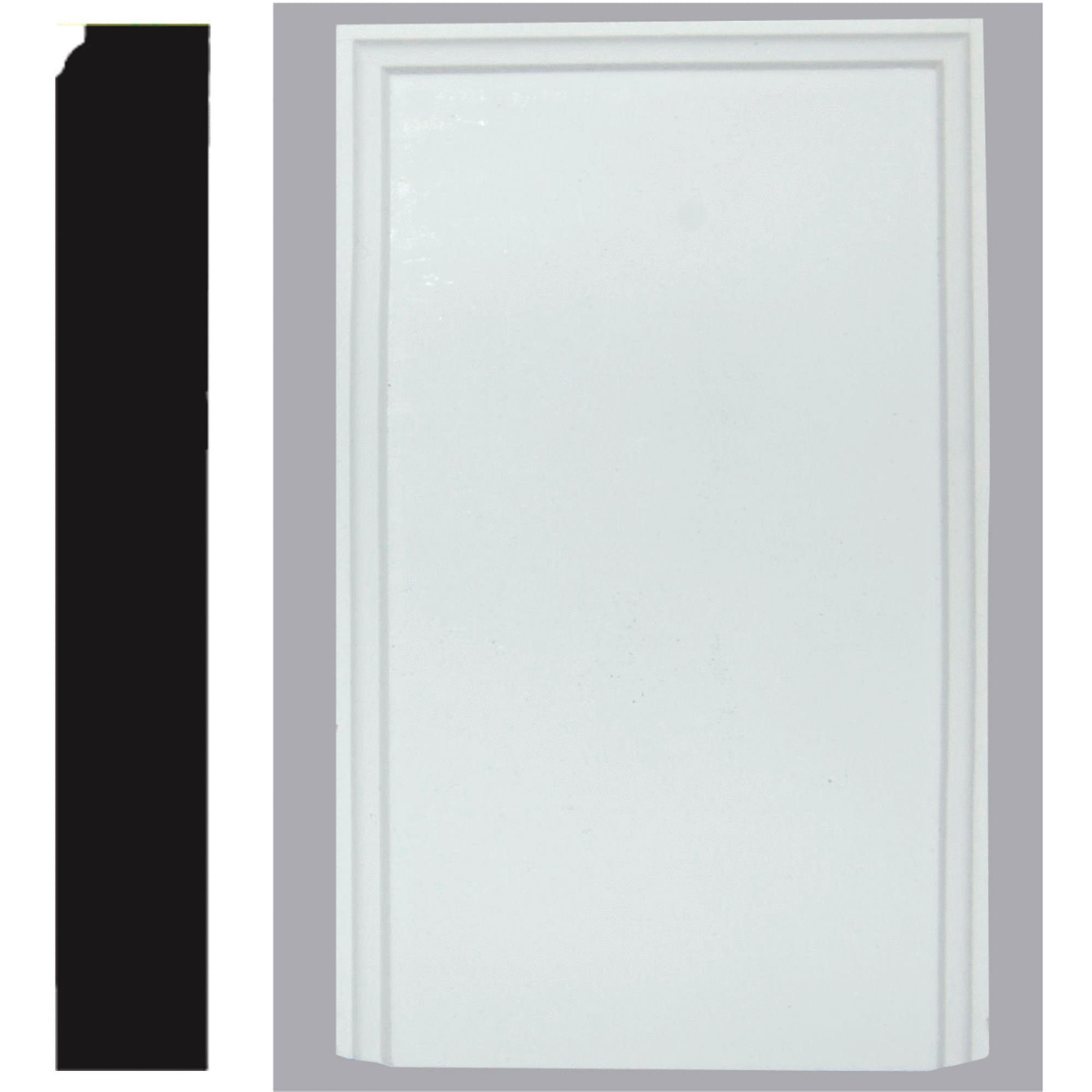 House of Fara 7/8x3-1/2x6 Plinth Block P356MDF Pack of 10 - Walmart.com