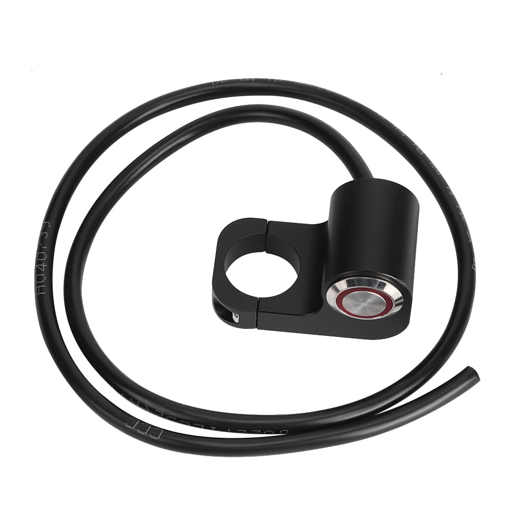 7/8in 22mm Modified Waterproof Steel LED Spotlight Handlebar Switch for ...