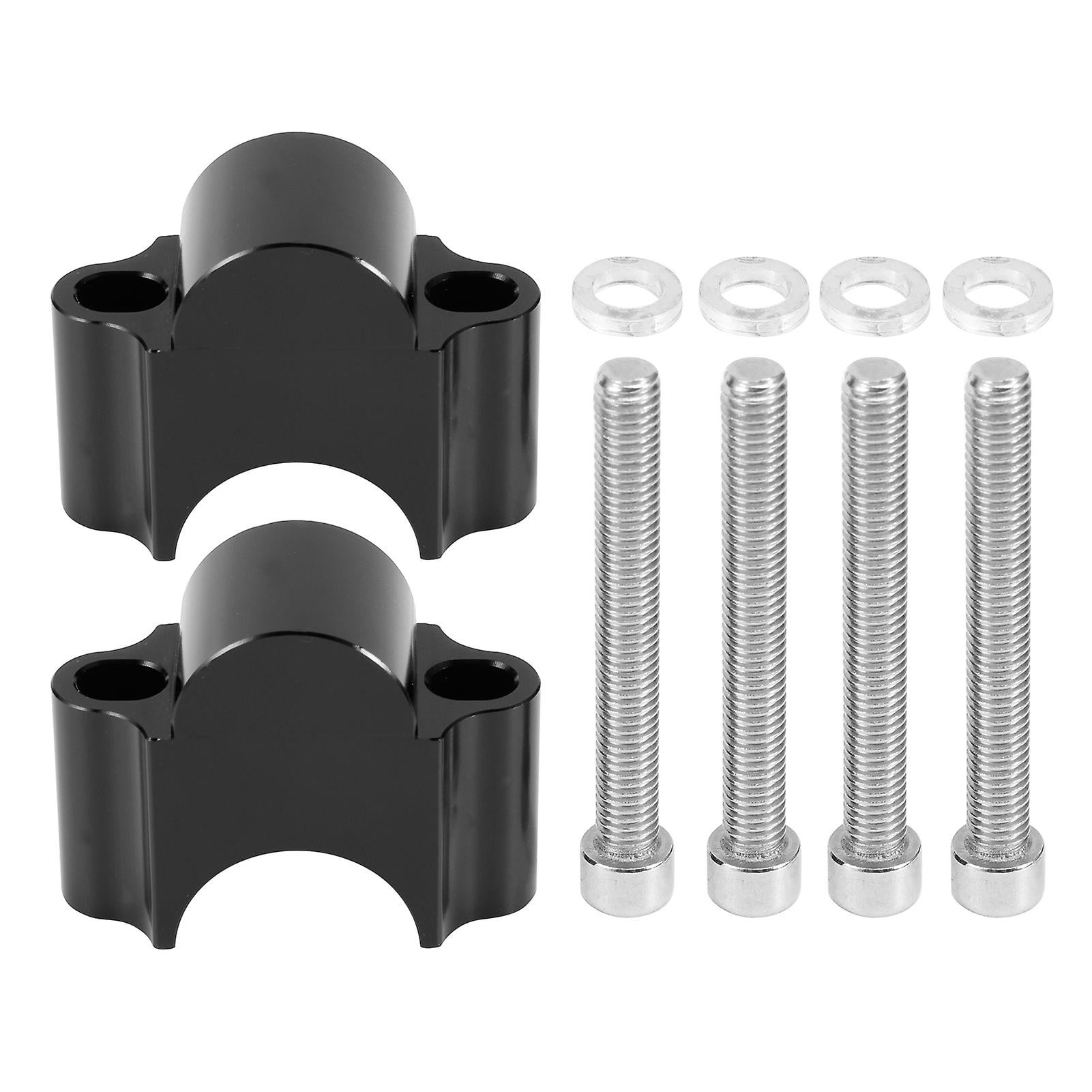 7/8in 30mm Handlebar Risers Clamp Bars Kit Universal Parts For ...