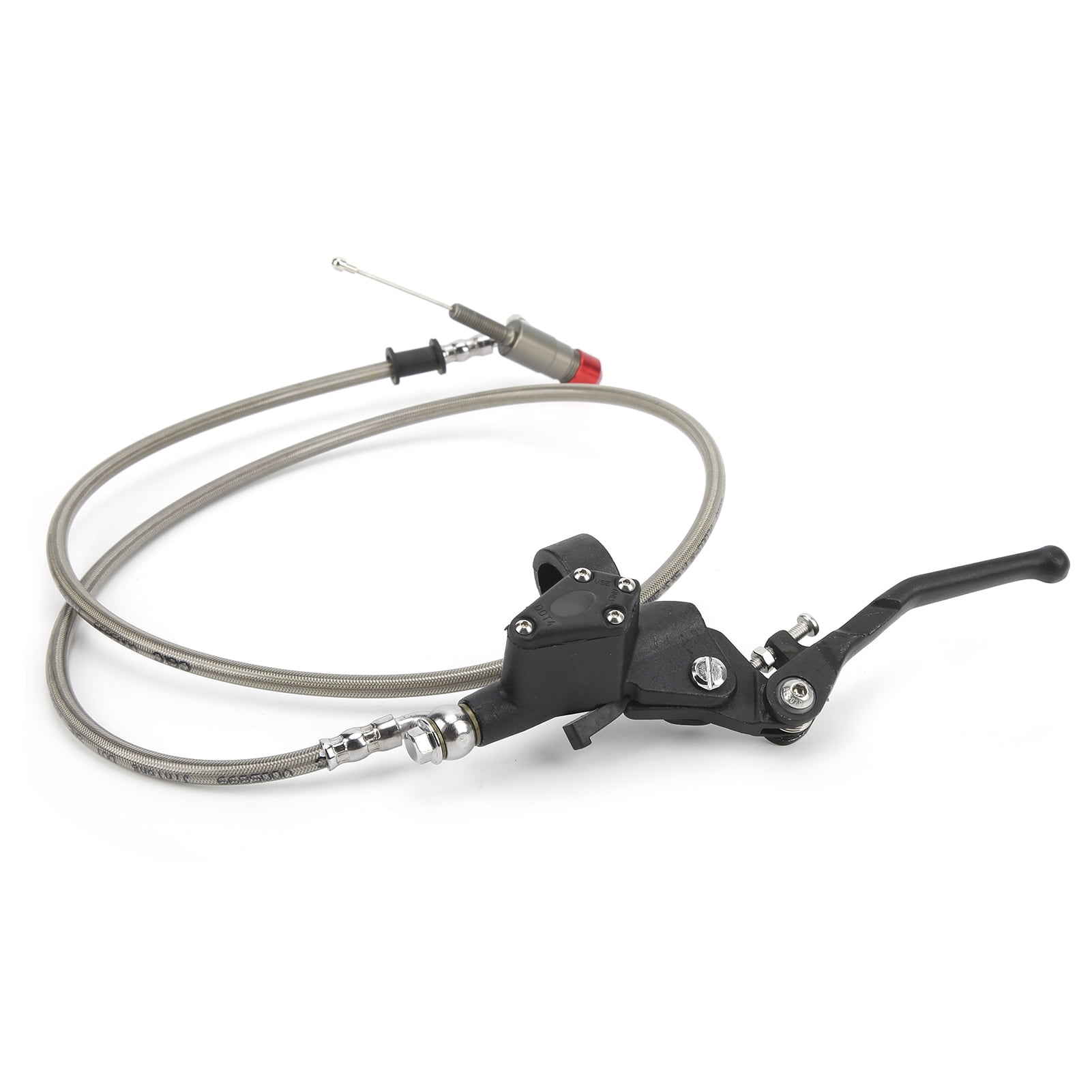 Neyseki 7/8in Hydraulic Clutch Brake Lever with 47.2in Cable for 125cc ...