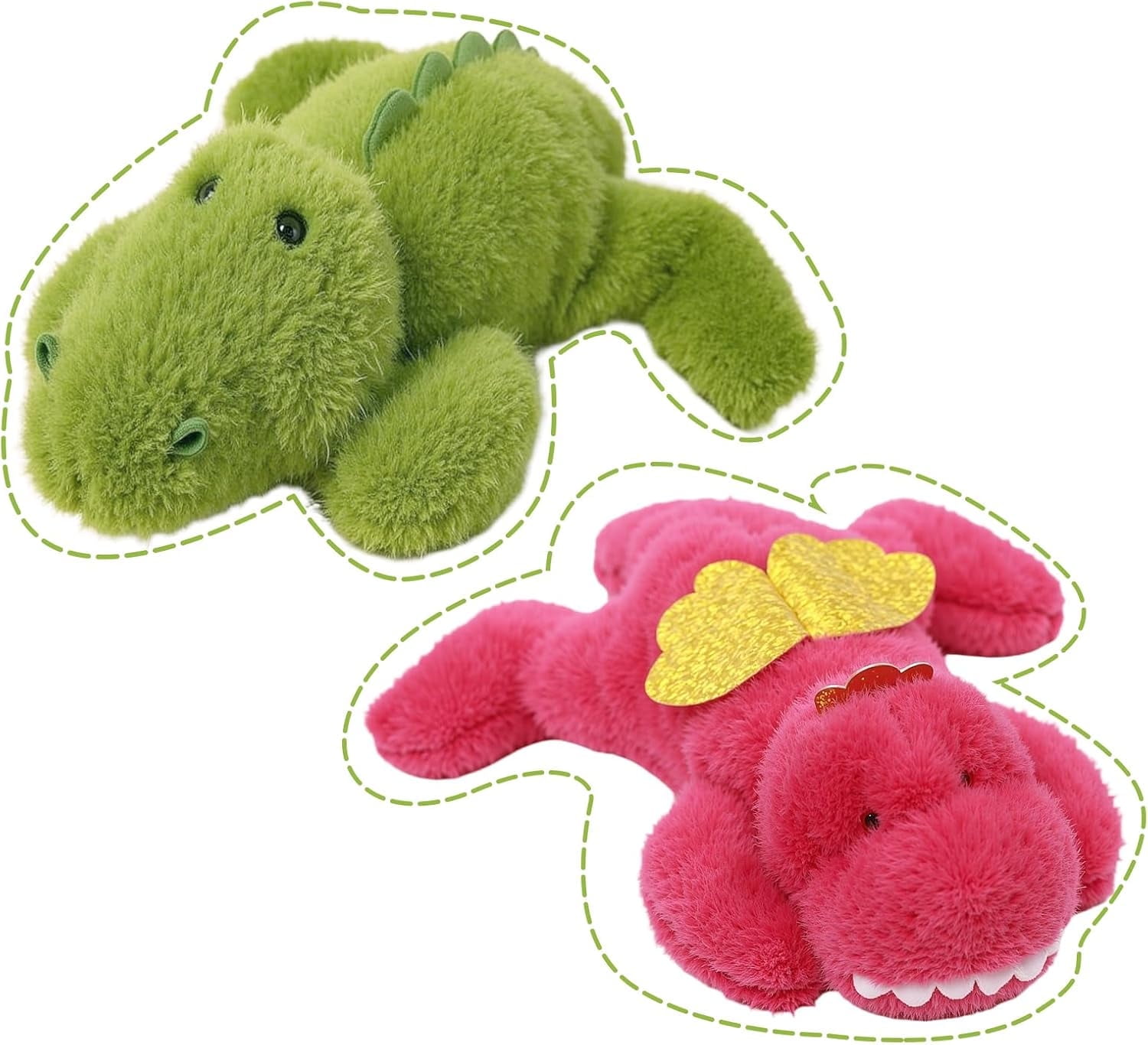 7.8in Mini Weighted Plush Animals - Palm Sized Sensory Plush Toys with ...