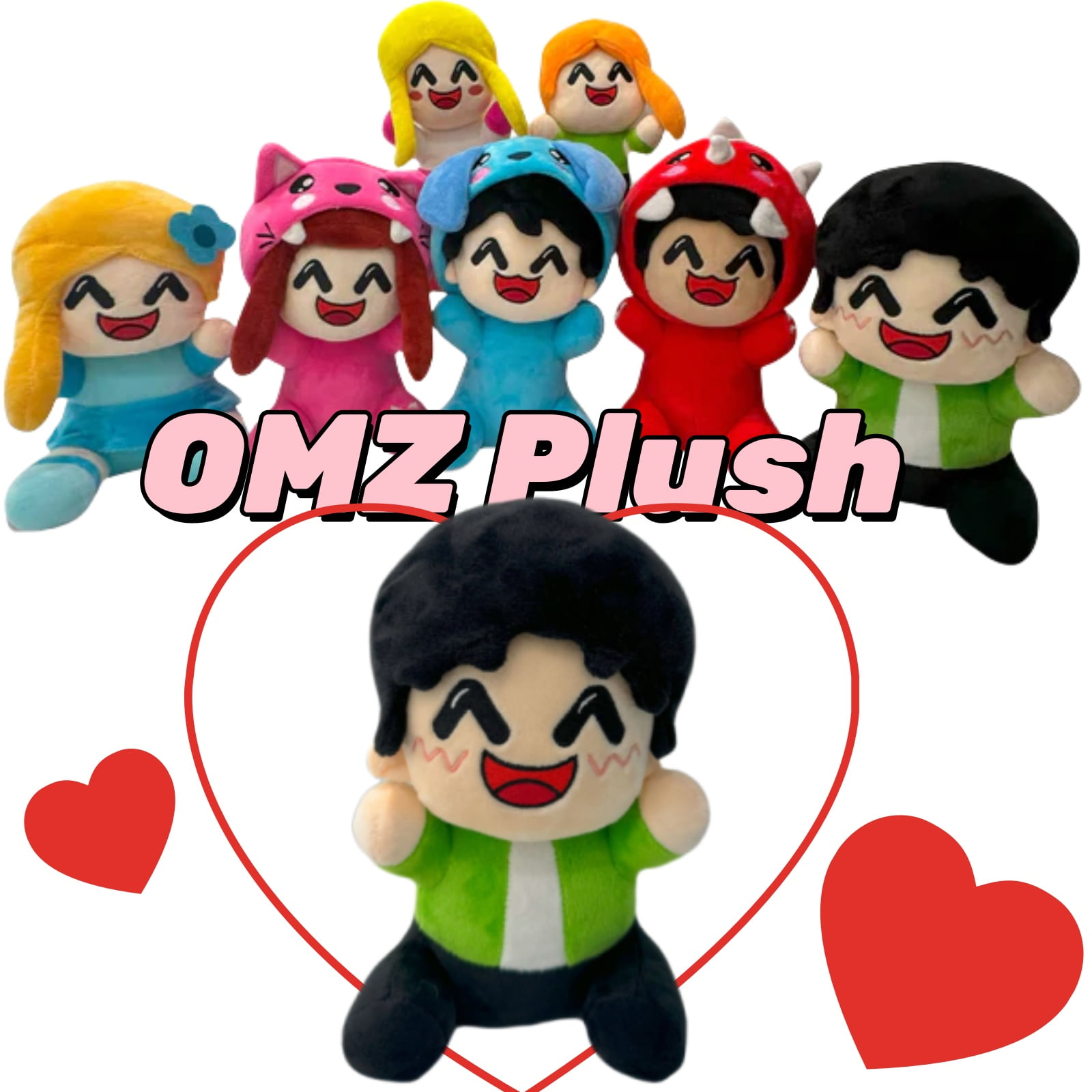 7.8in Omz Plush Toys, Omz Crew Plushies, Omz Plush Game Players, Soft ...