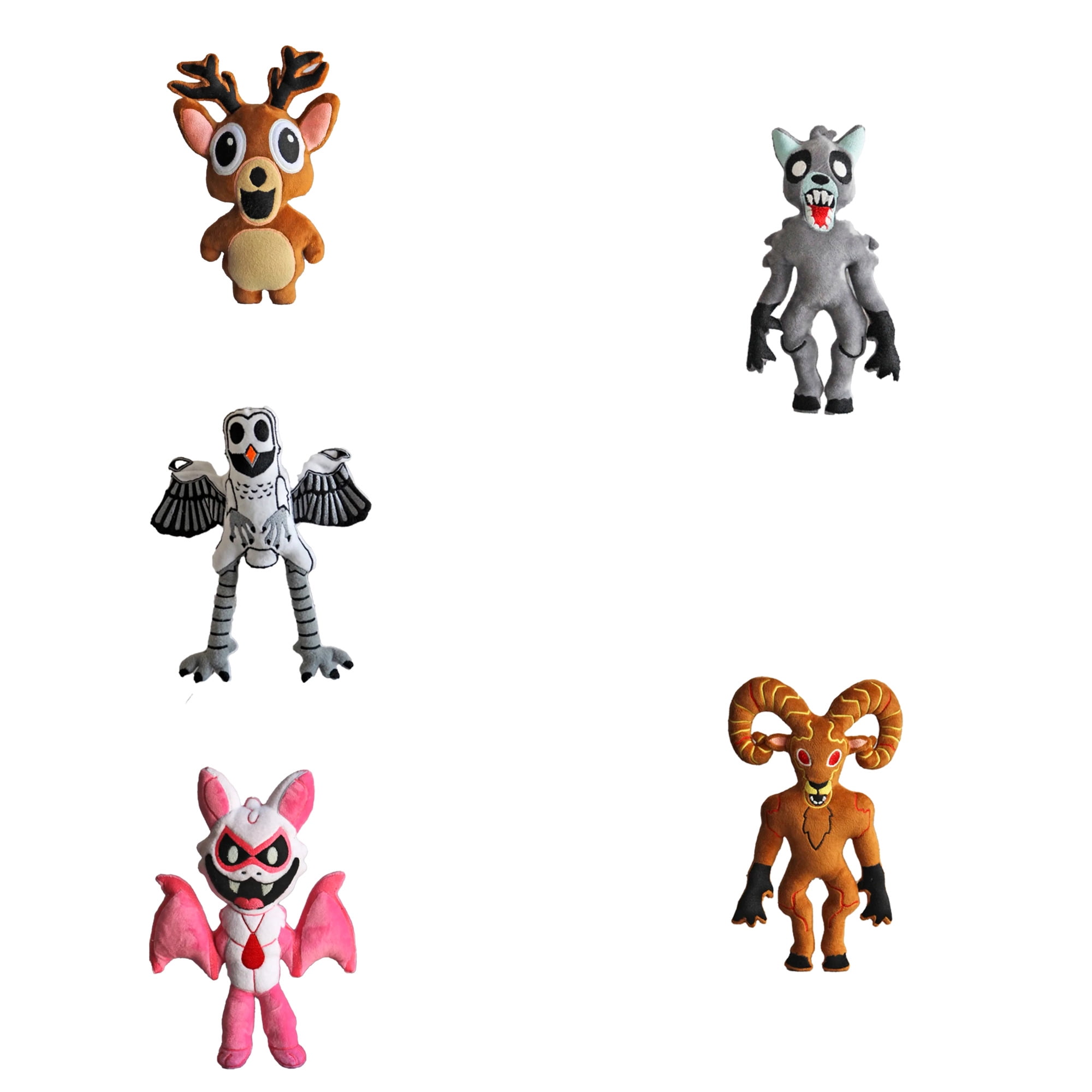 7.8inch 99 Nights in the Forest Soft Figure Plush, 5PC 99 Nights in the ...